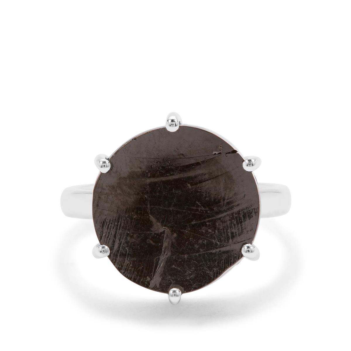 Shungite Ring in Sterling Silver 7cts | Gemporia