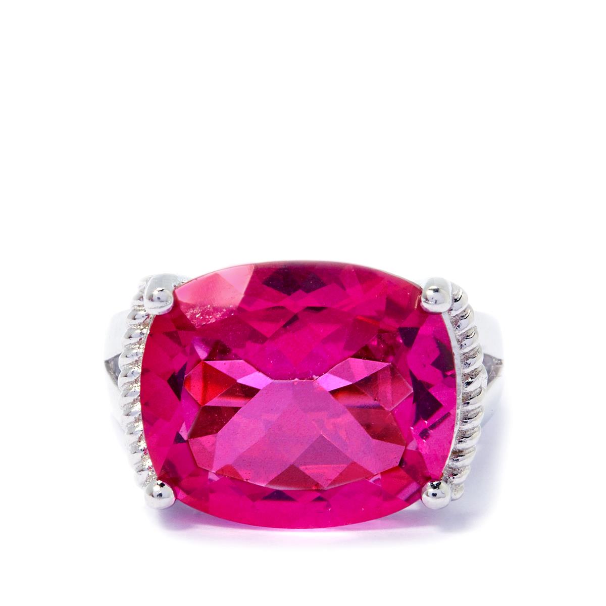 Pure Pink Topaz Ring in Sterling Silver 9.46cts | Gemporia
