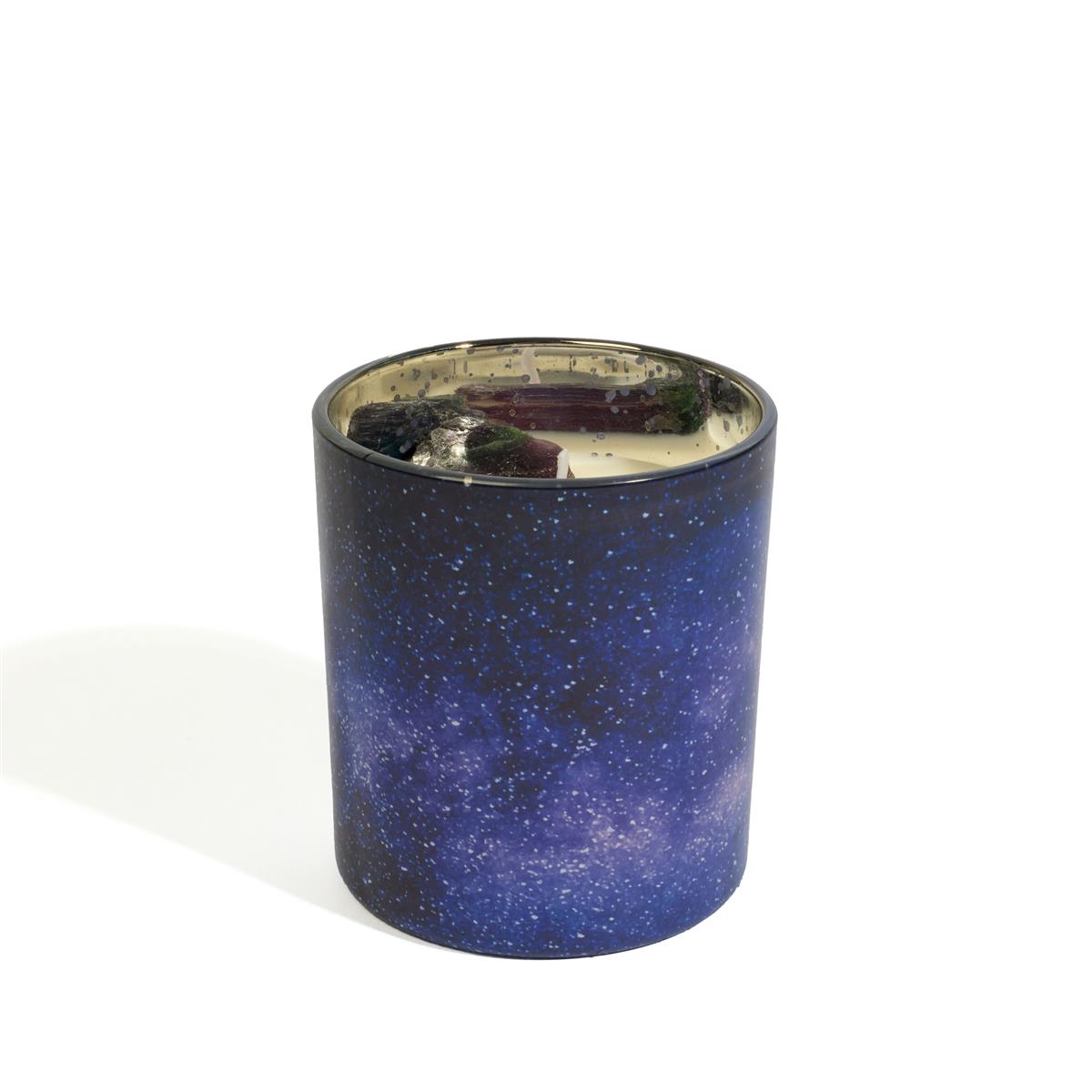 Kimbie Home 'Into The Galaxy' 200g Candle with Rough Fluorite | Gemporia