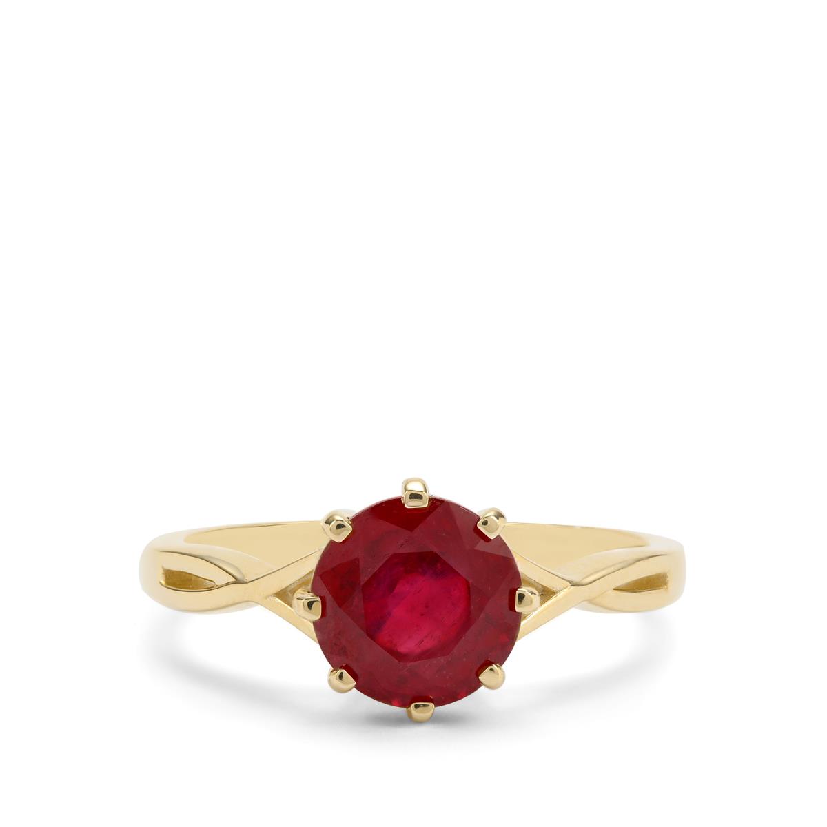 Bemainty Ruby Ring in 9K Gold 2.85cts (F) | Gemporia