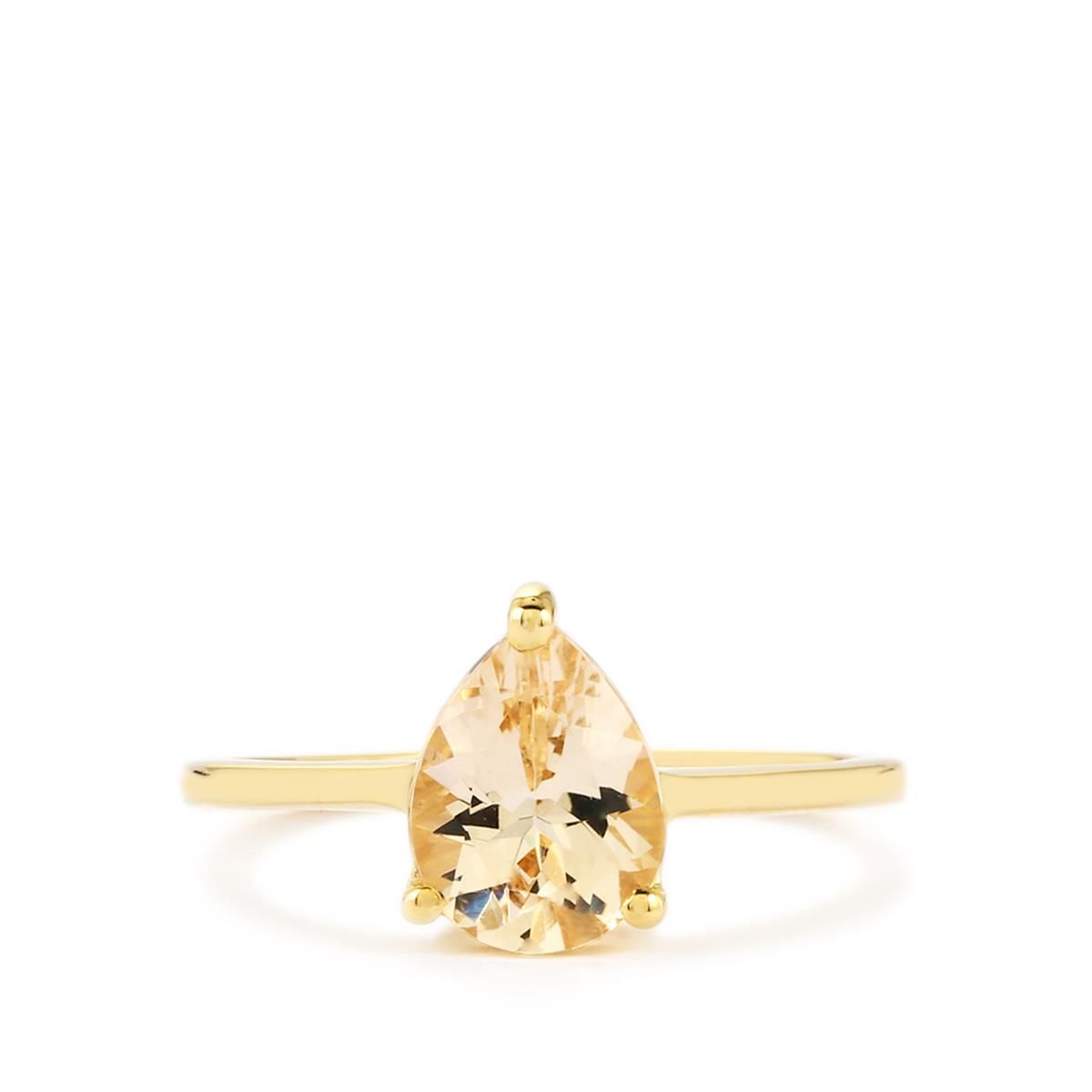Rose Danburite Ring in 9K Gold 1.31cts | Gemporia