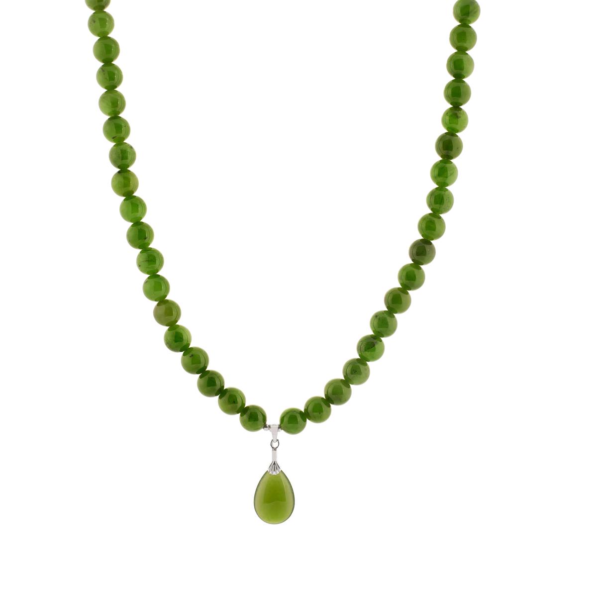 Sannan Skarn Necklace in Sterling Silver 197.50cts | Gemporia