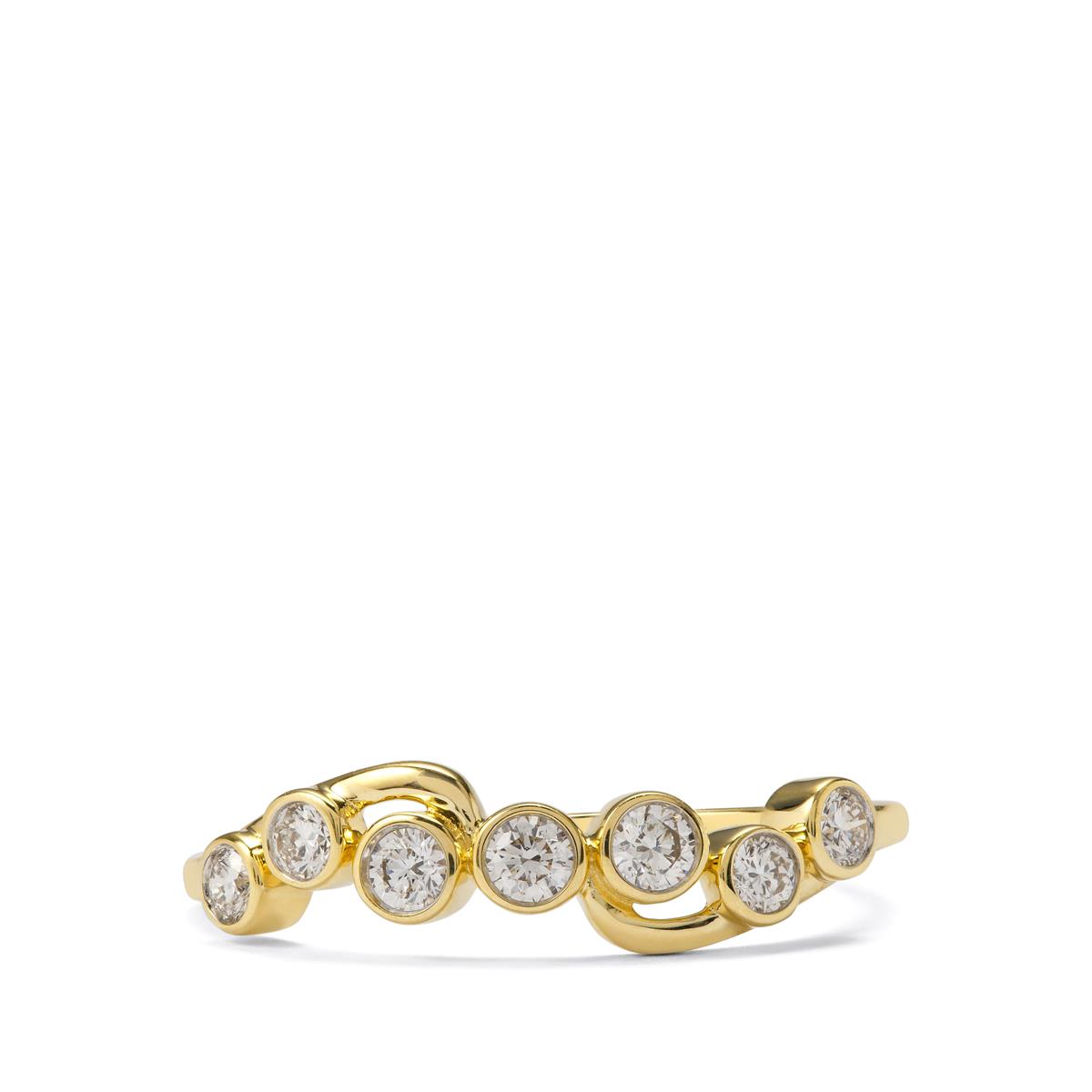 VVSI Namibian Diamond Ring in 9K Gold 0.33ct | Gemporia