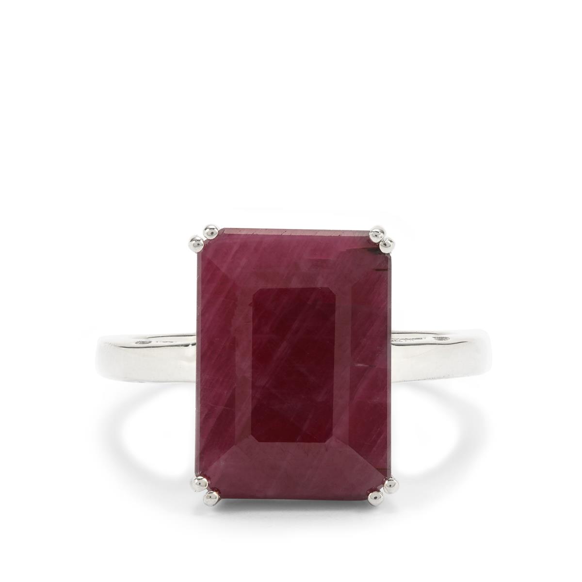 Bharat Ruby Ring in Sterling Silver 9.70cts | Gemporia