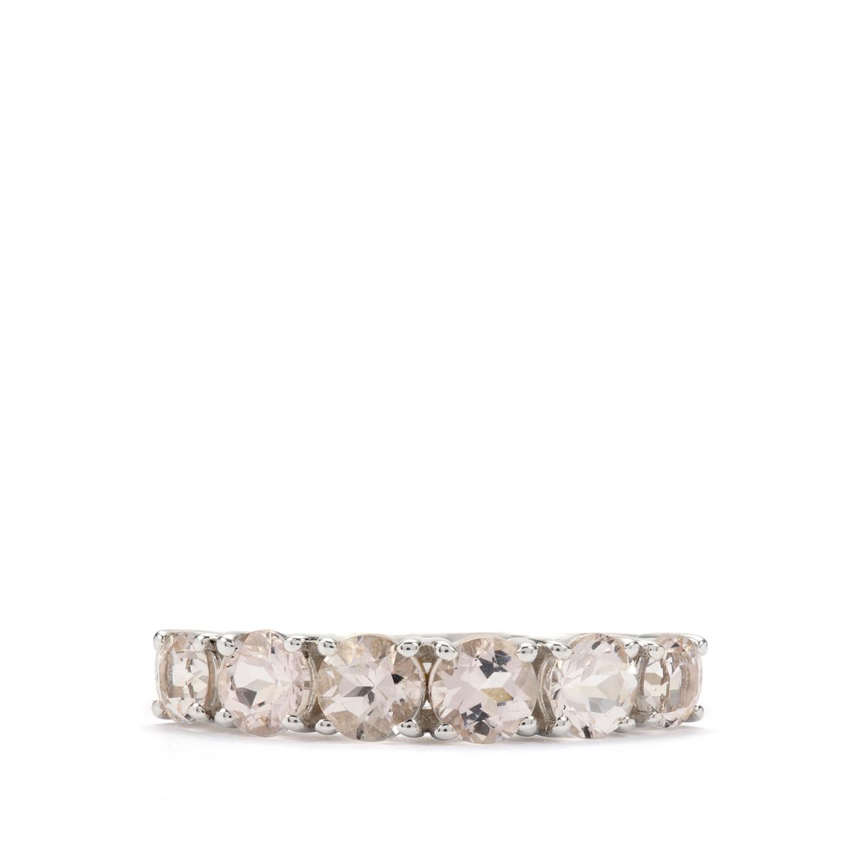 Champagne Danburite Ring in Sterling Silver 1.35cts | Gemporia