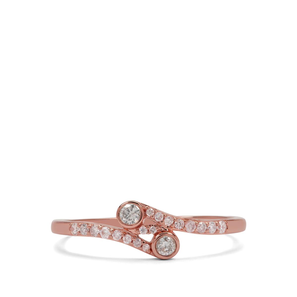 1 5cts Pink Diamonds 9K Rose Gold Ring Gemporia