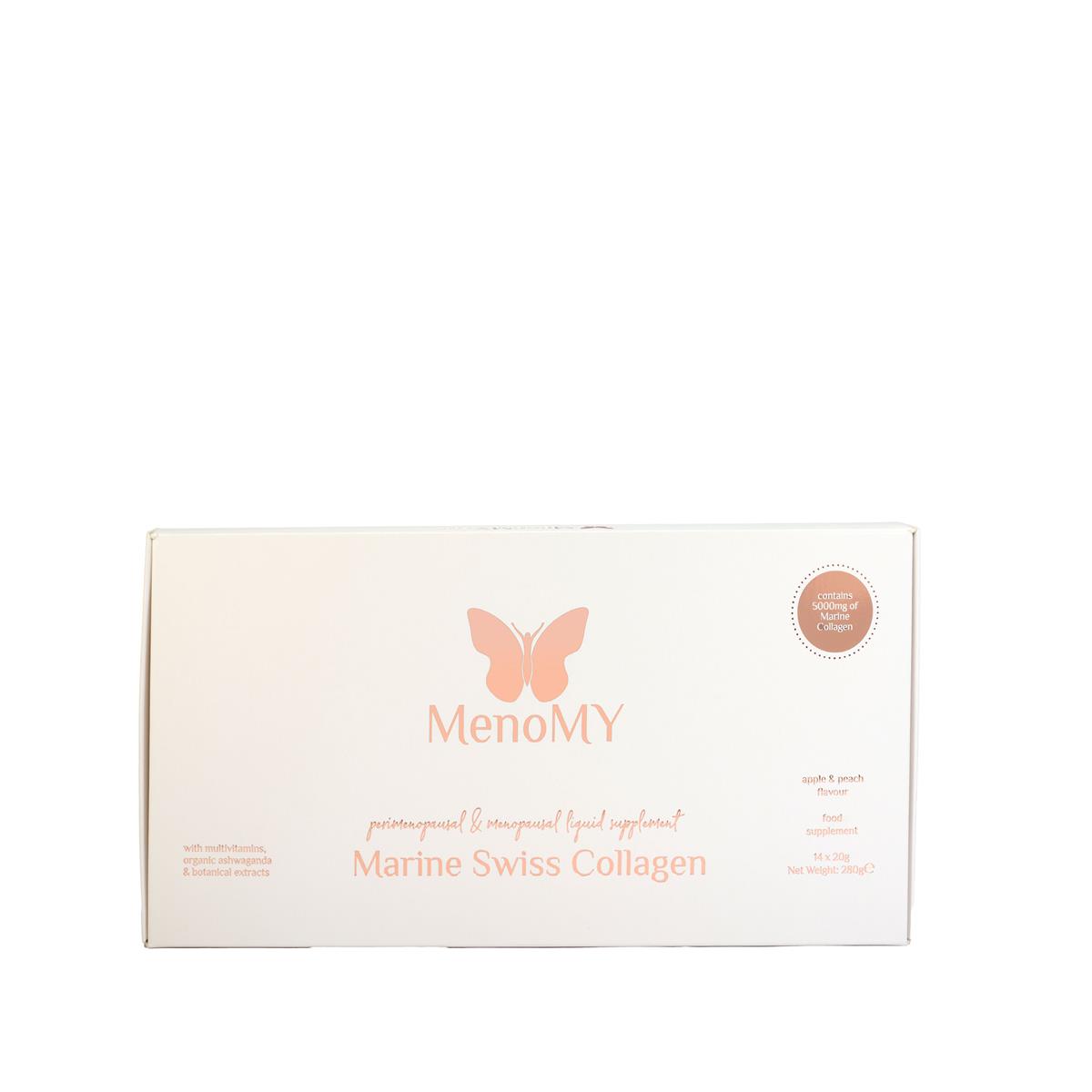 MenoMy Marine Swiss Collagen 28 Day Supply (2 Boxes) with Full Skincare ...
