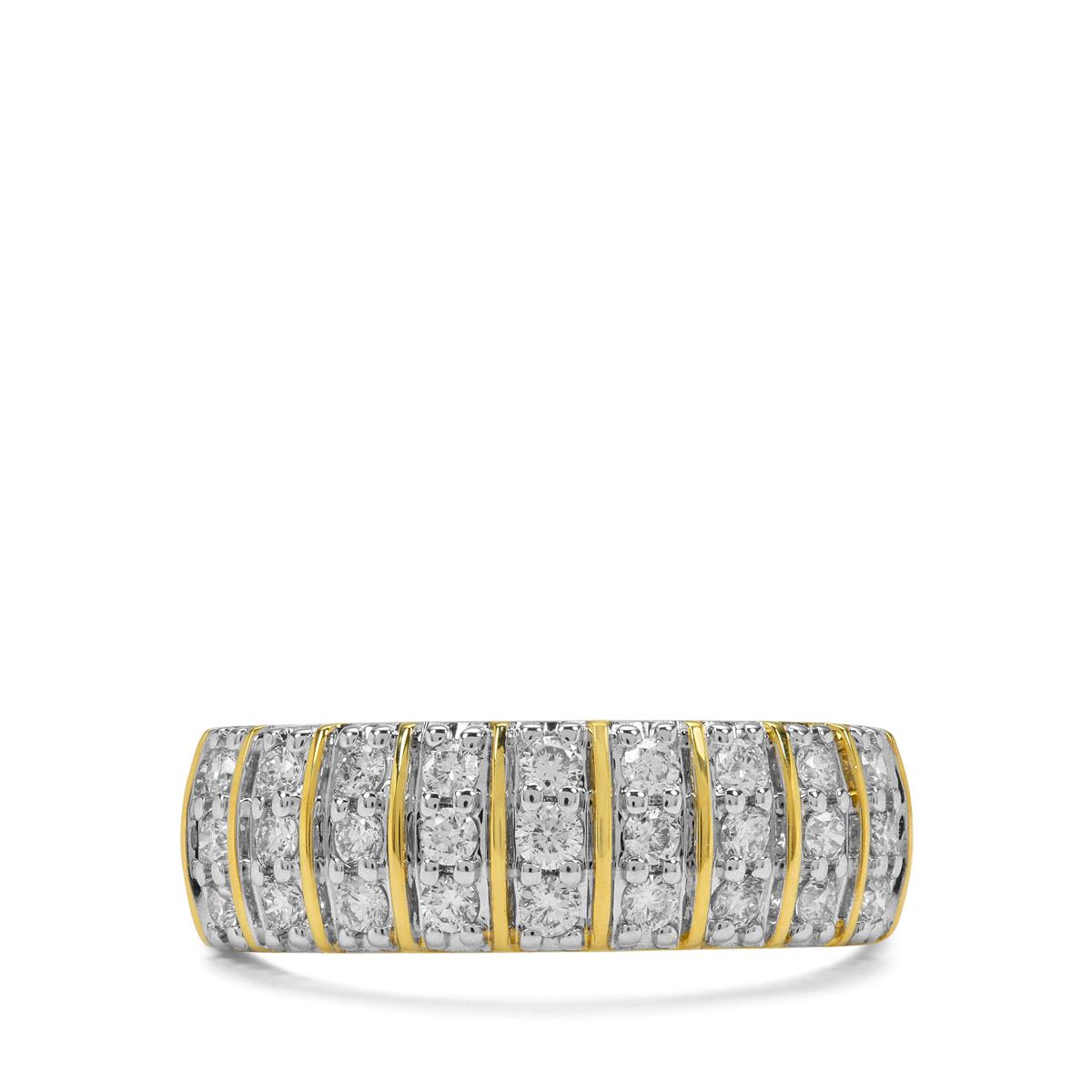 Argyle Diamonds Ring in 9K Gold 0.51ct | Gemporia