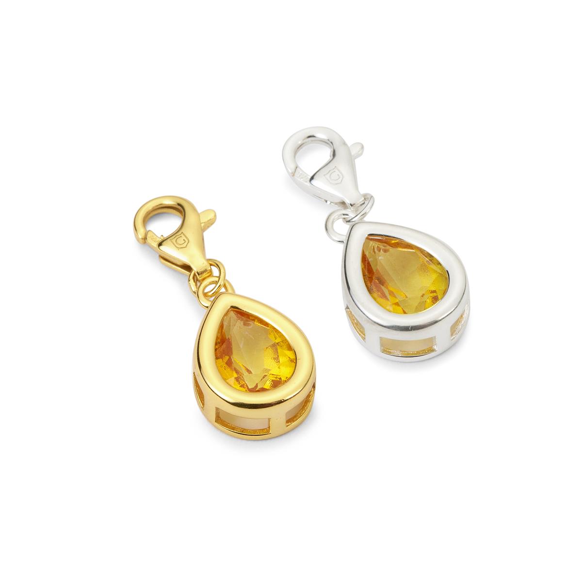 Golden Topaz Milano Charm 1.25cts | Gemporia