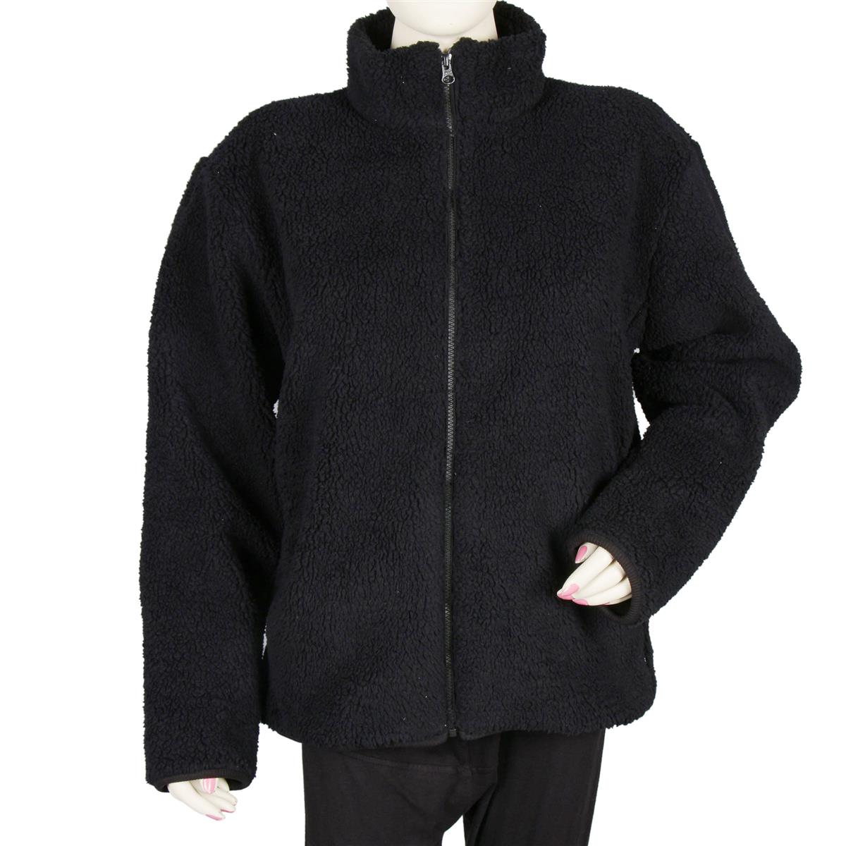 Destello Samantha Fleece Jacket (Black) (Choice of 4 Sizes) | Gemporia