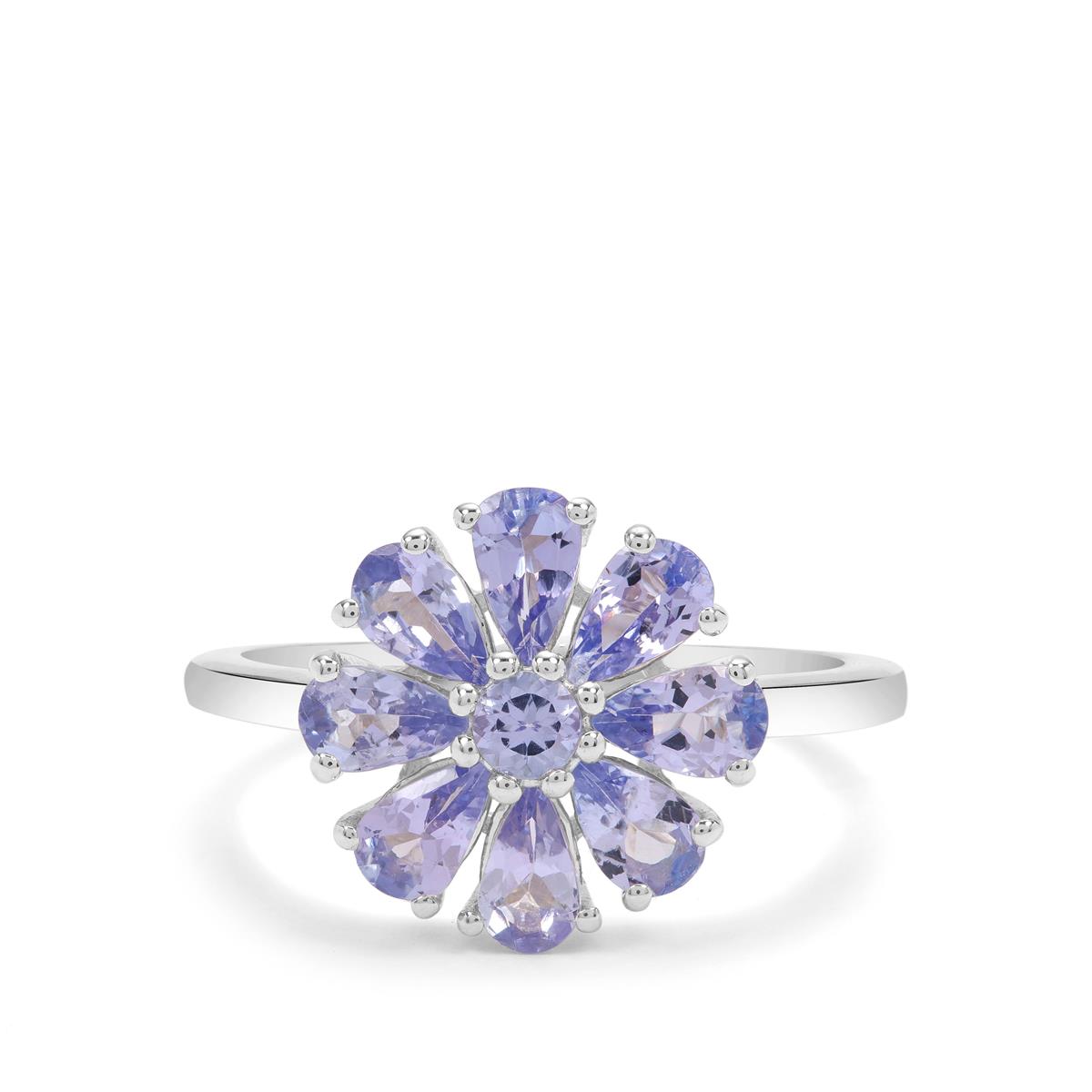 Tanzanite Ring in Sterling Silver 1.65cts | Gemporia