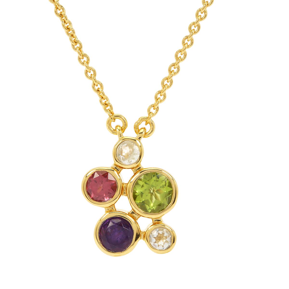 Multi-Gemstone Midas Necklace ATGW 1.30cts | Gemporia