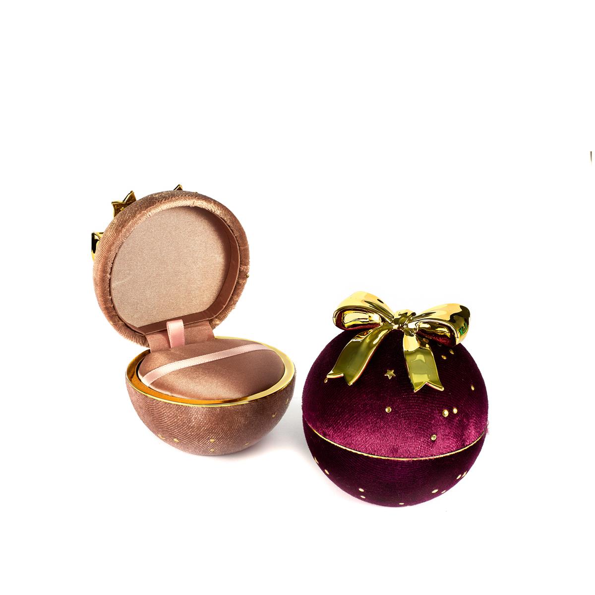 Kimbie Velvet Bauble Necklace / Earring Gift Box - Available in Purple ...