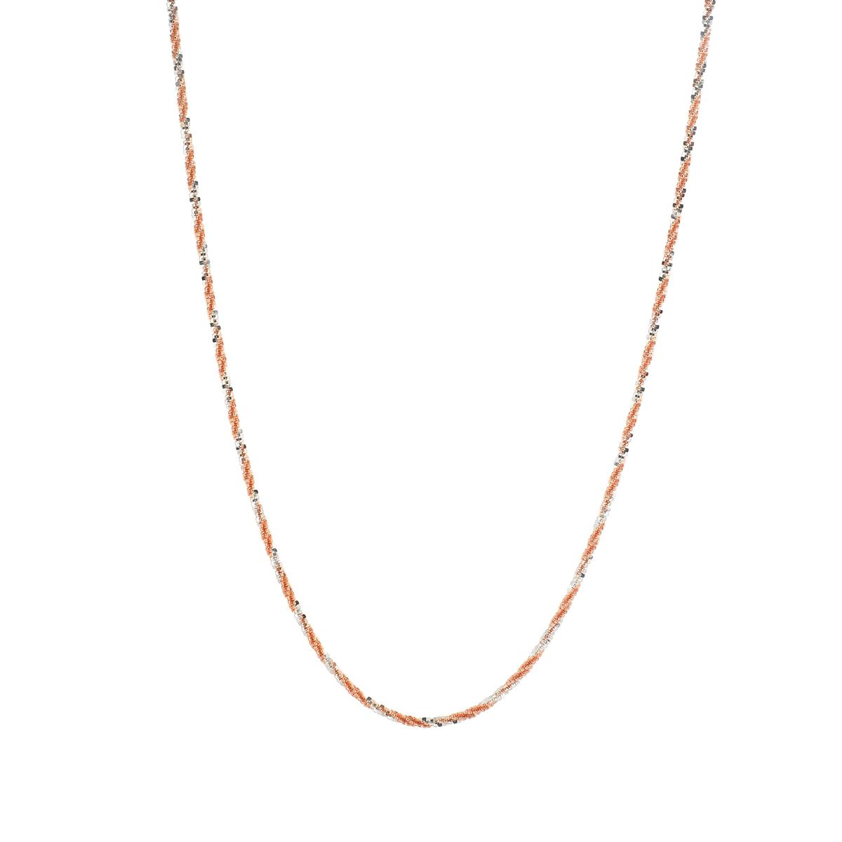18'' Two Tone Sterling Silver Couture Tocalle Chain 5.50g | Gemporia