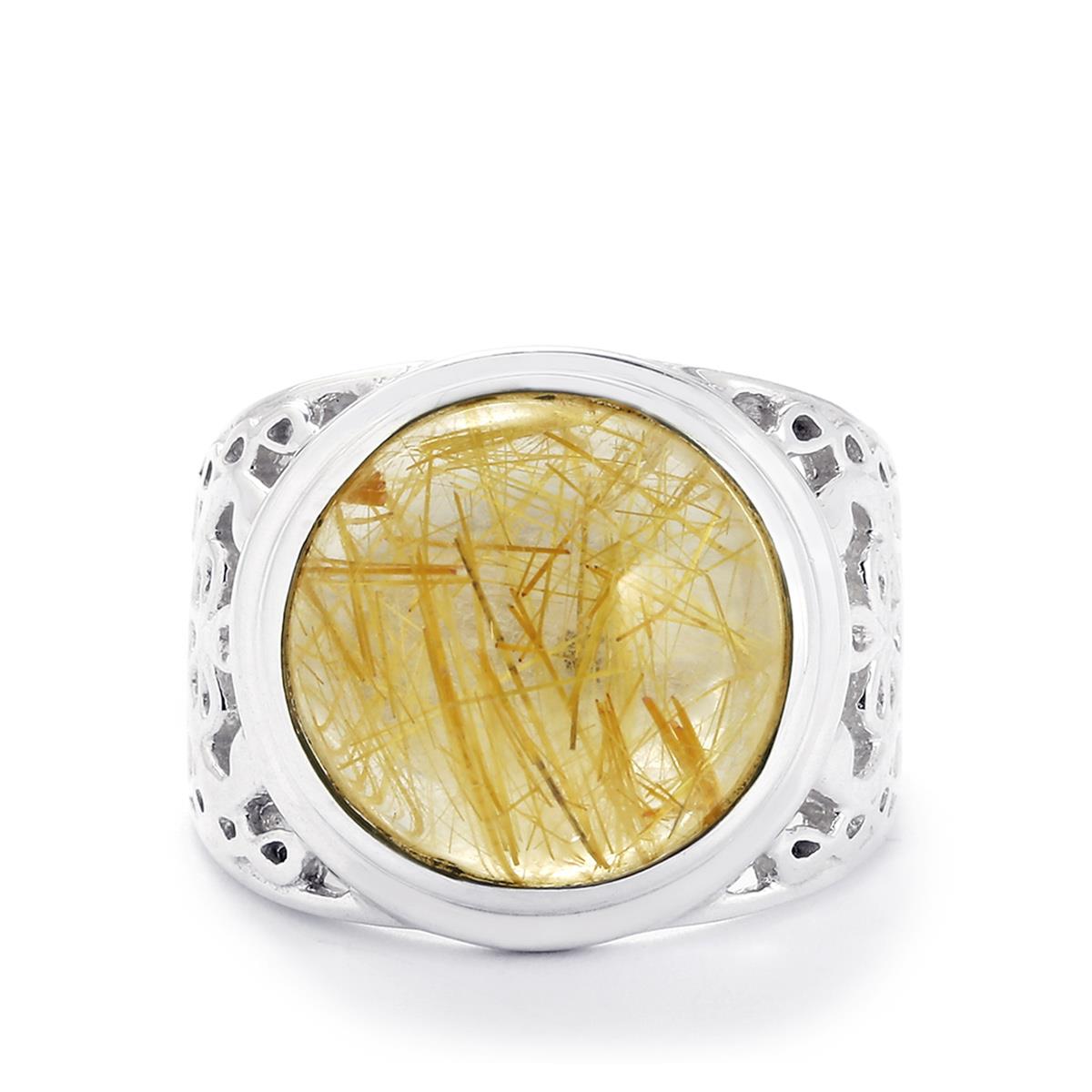 10.00ct Rutilite Sterling Silver Ring | Gemporia