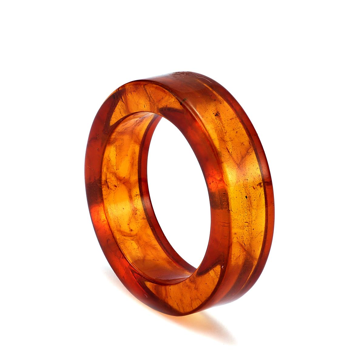 Baltic Cognac Amber Ring | Gemporia