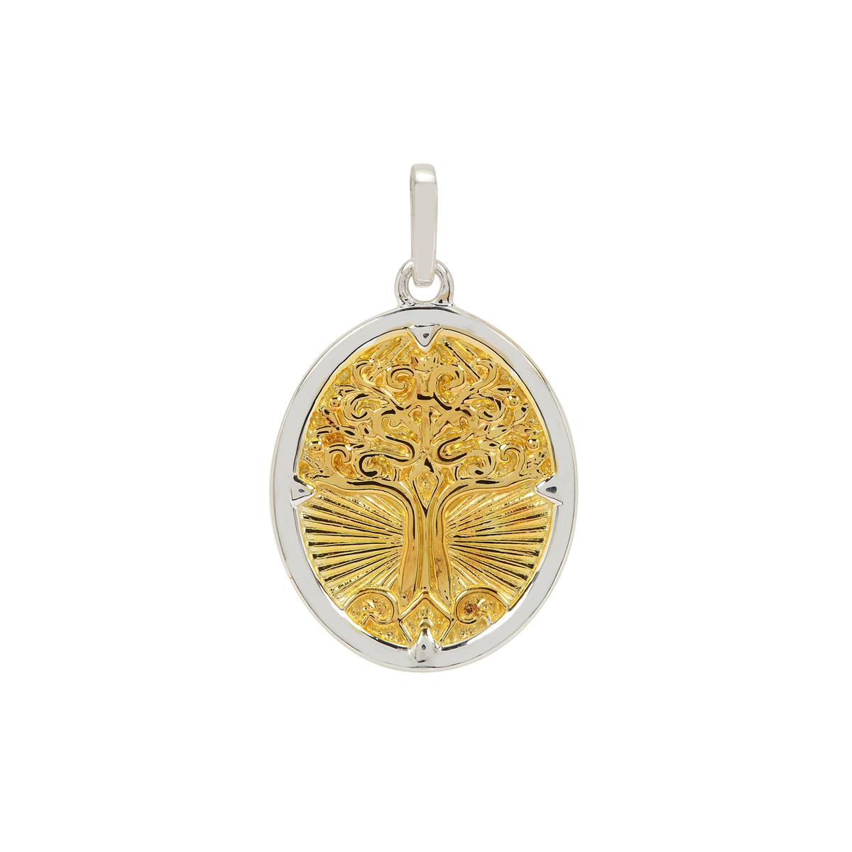 Two Tone Midas Tree of Life Pendant | Gemporia