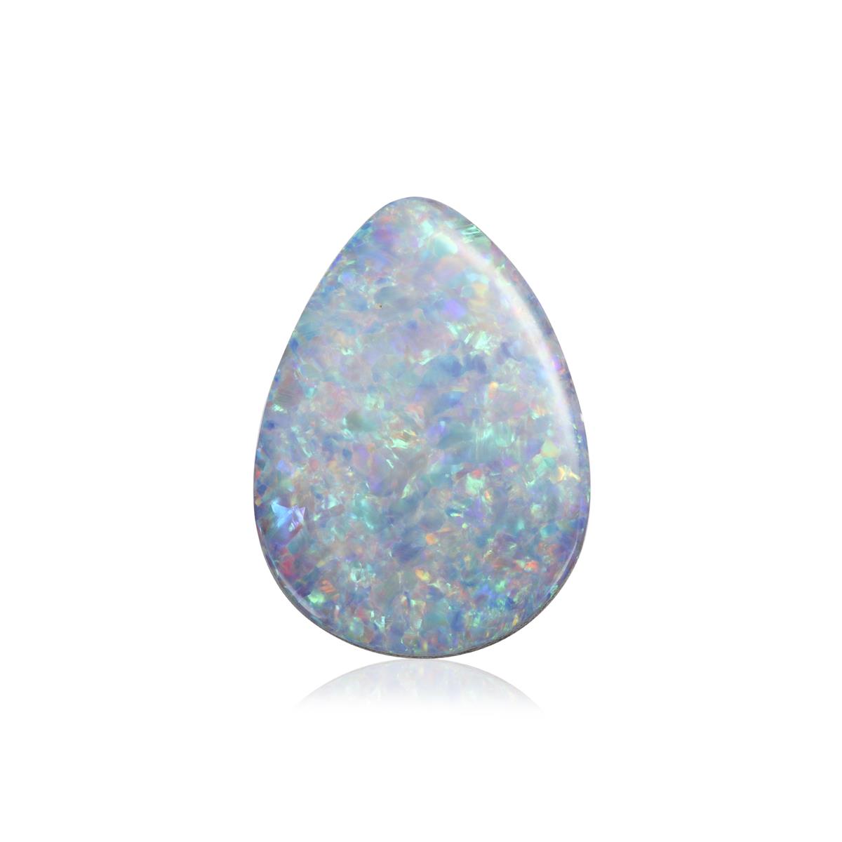Australian Blue Lagoon Crystal Opal on Ironstone | GemCollector