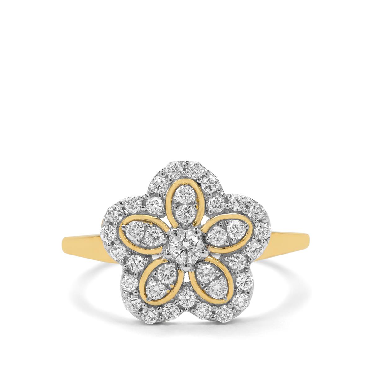 1/2ct IF Diamonds 9K Gold Tomas Rae Ring | Gemporia