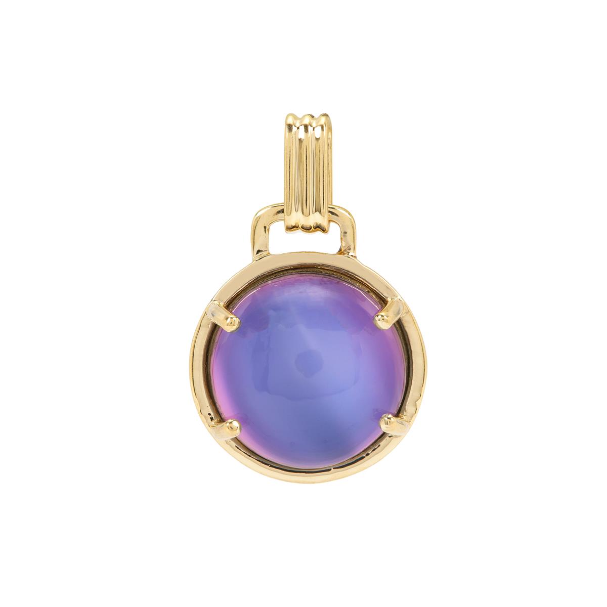 Purple Moonstone Pendant in 9K Gold 5.15cts | Gemporia
