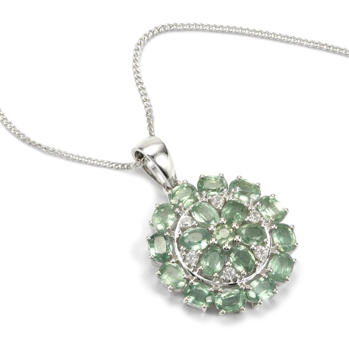 Chrome Kyanite Pendant in Sterling Silver 4.60cts | Gemporia