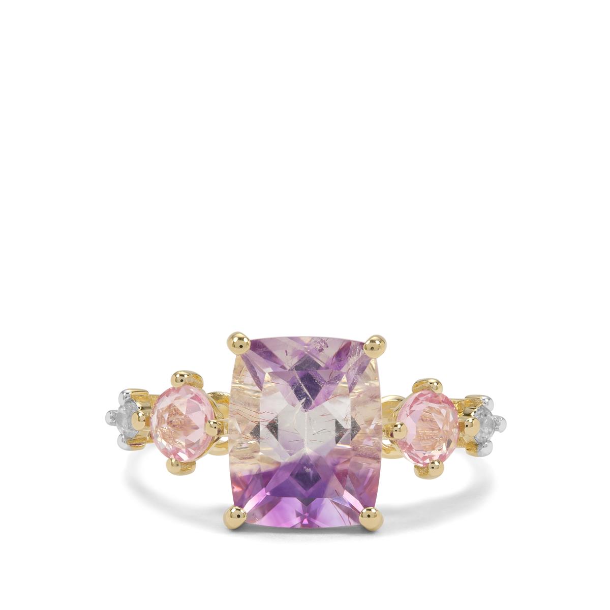 'The Hourglass of Boudi' Moroccan Amethyst, Pink Sapphire & White ...