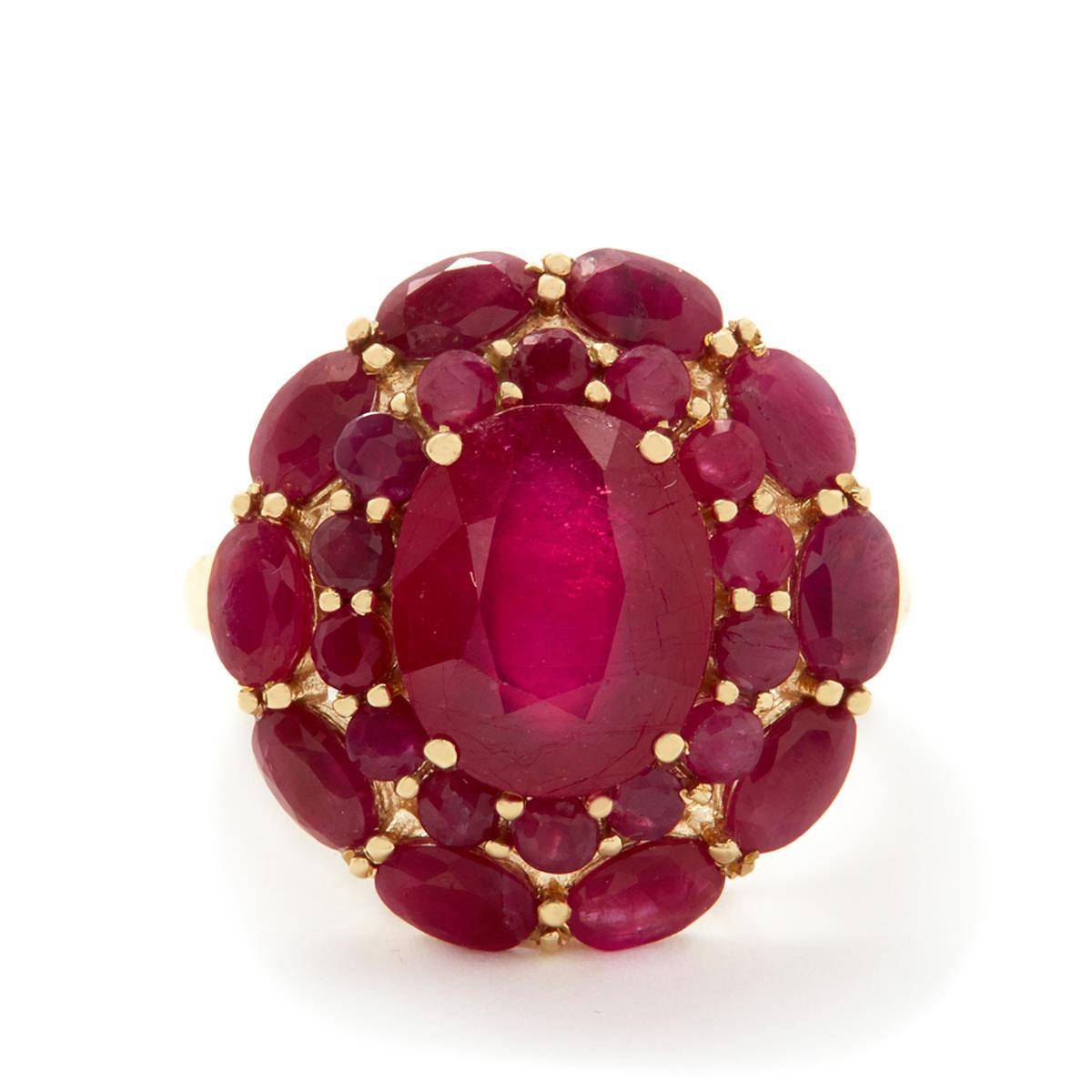 9.44ct Ruby 9K Gold Ring | Gemporia