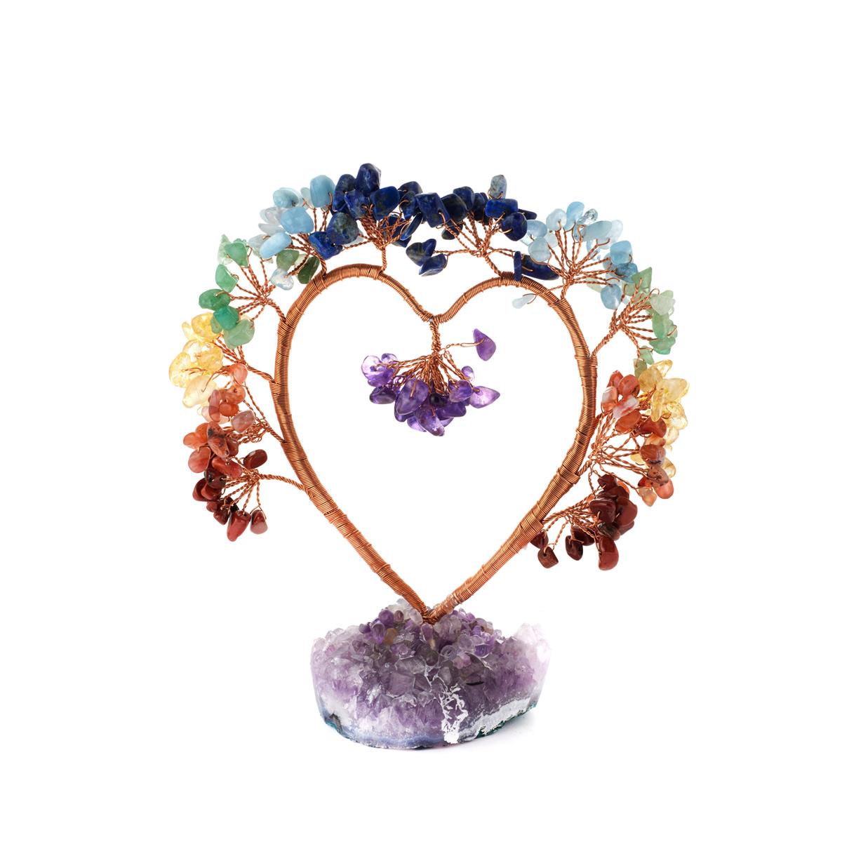 Multi-Gem Heart Tree of Life 700cts | Gemporia