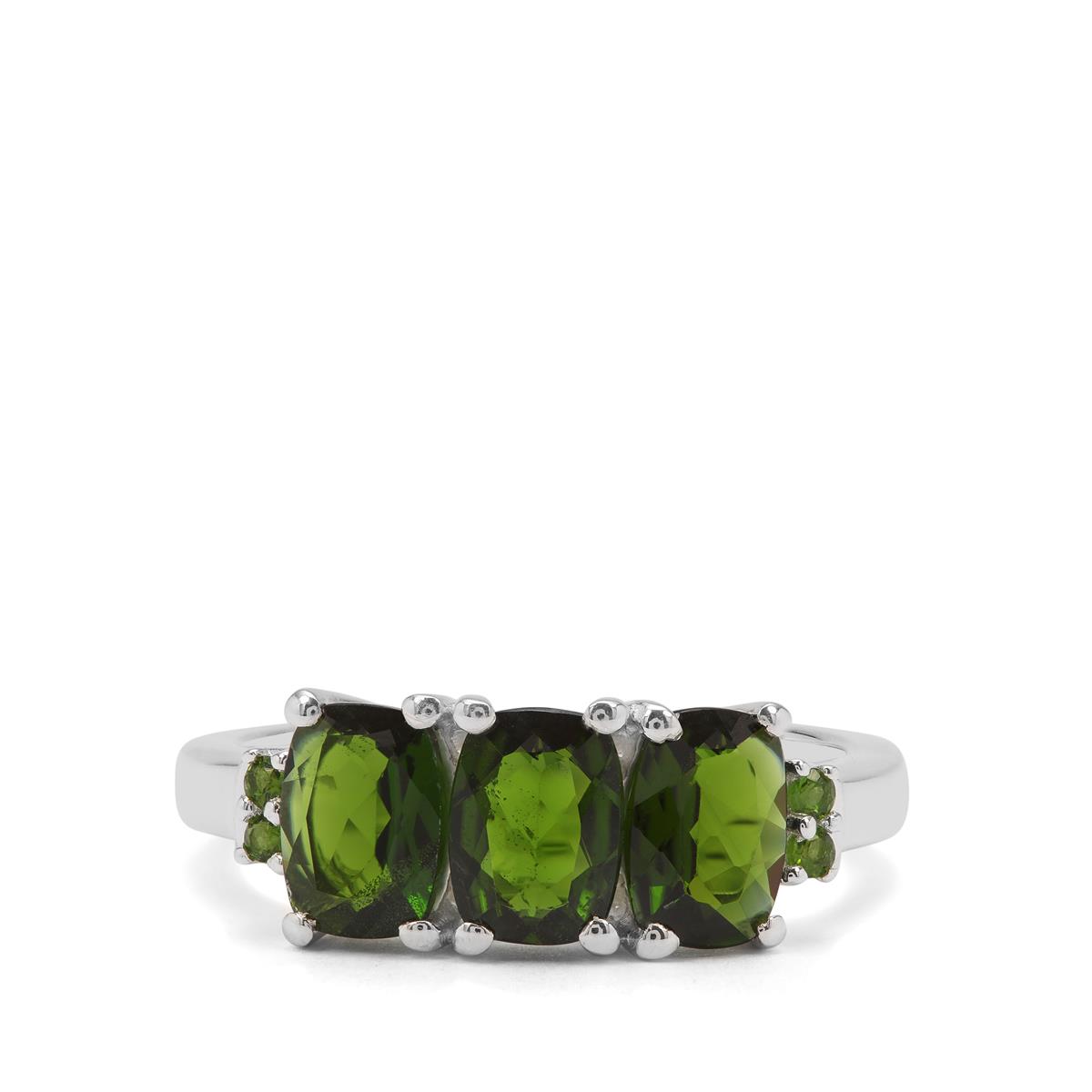 Chrome Diopside Ring in Sterling Silver 2.71cts | Gemporia