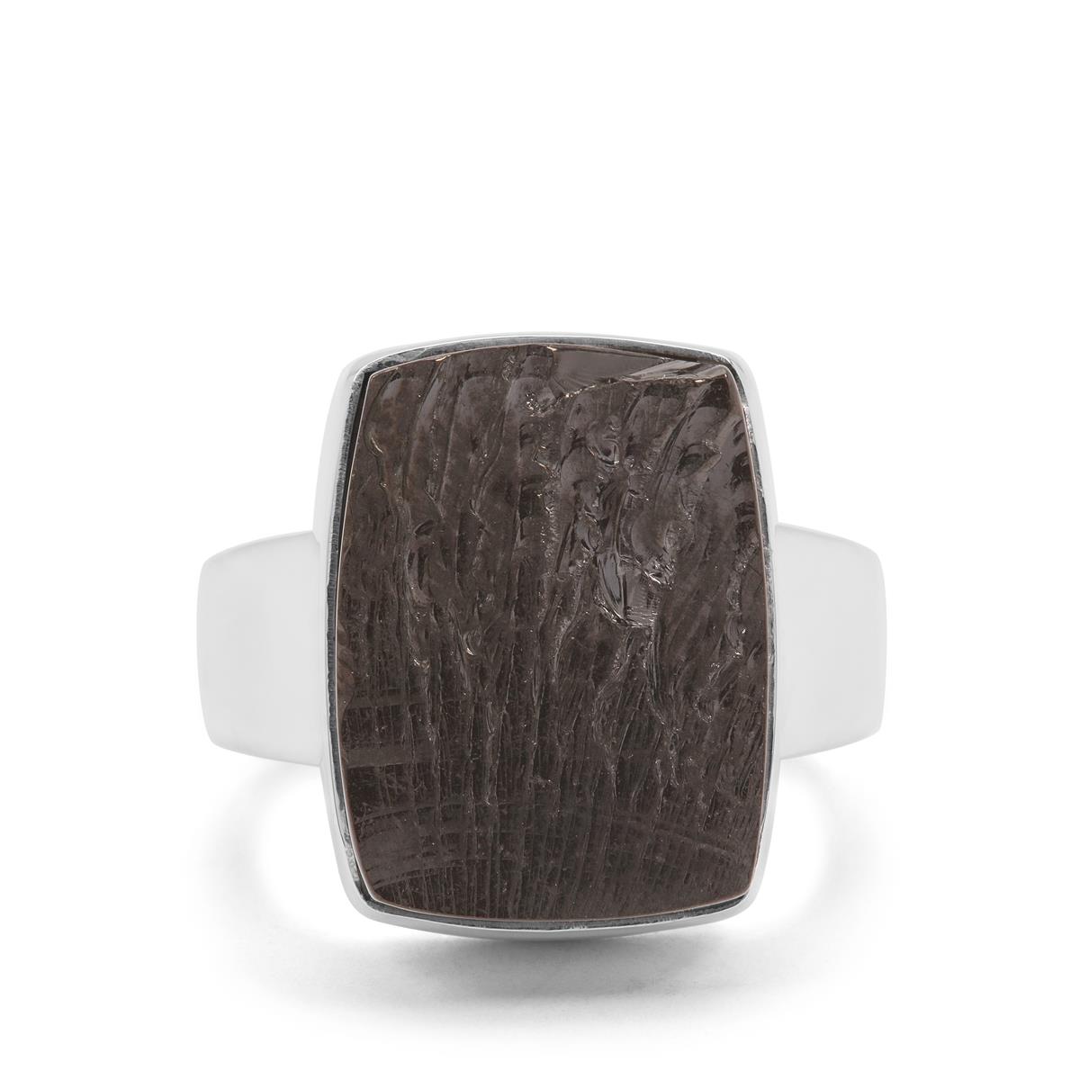 Shungite Ring in Sterling Silver 9cts | Gemporia