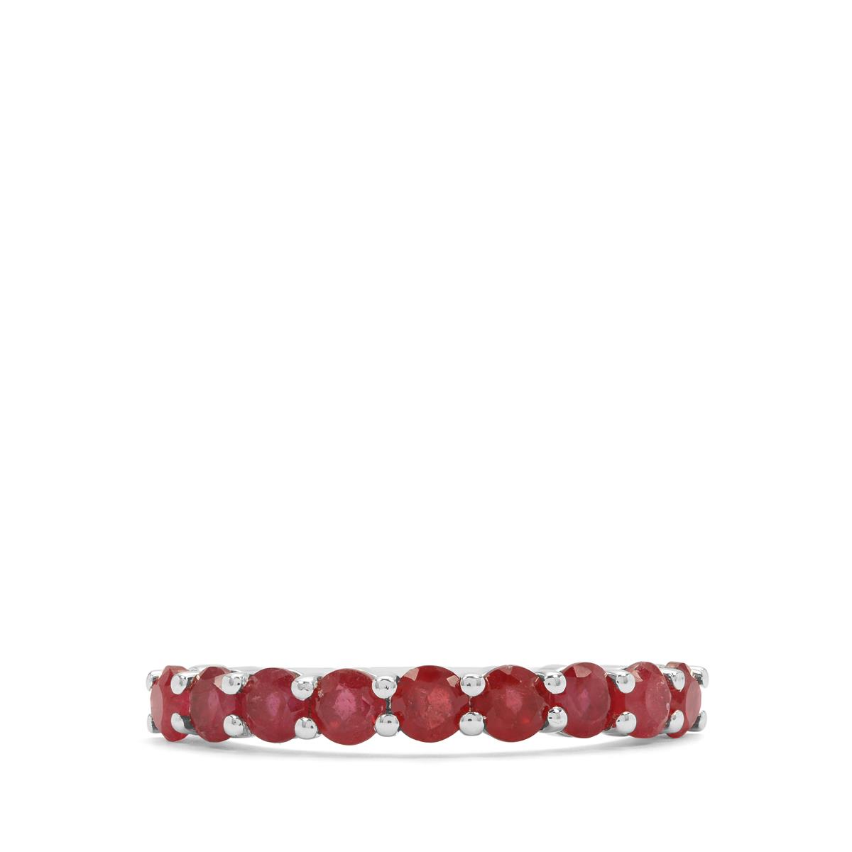 Ruby Sterling Silver Ring | Gemporia