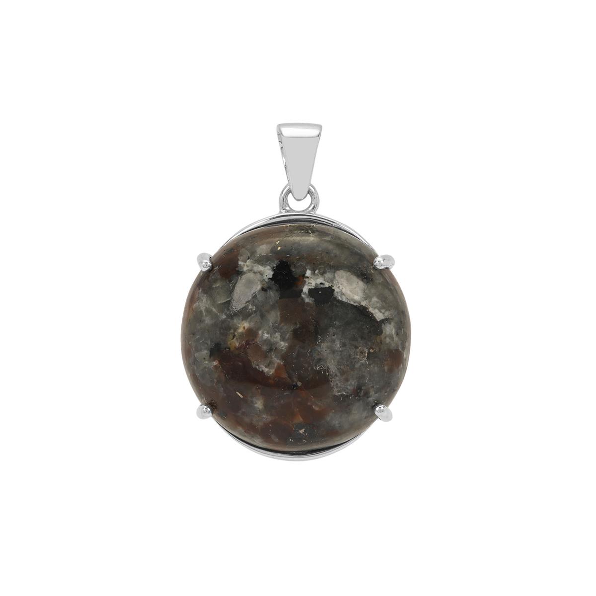 Yooperlite Pendant in Sterling Silver 23cts | Gemporia