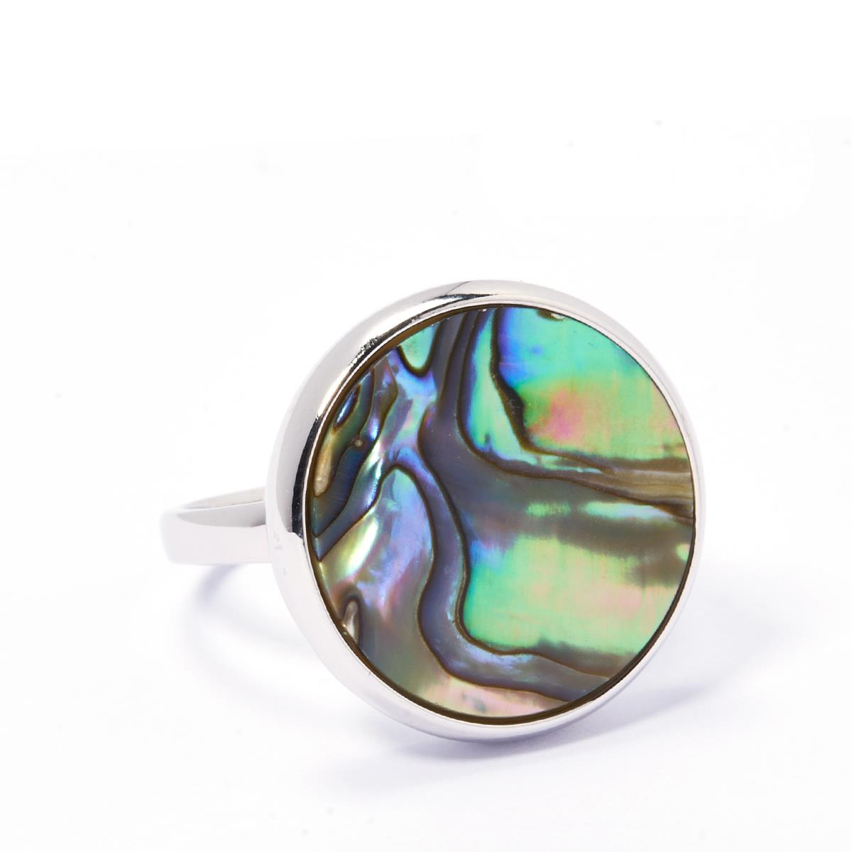 Paua Ring in Sterling Silver | Gemporia