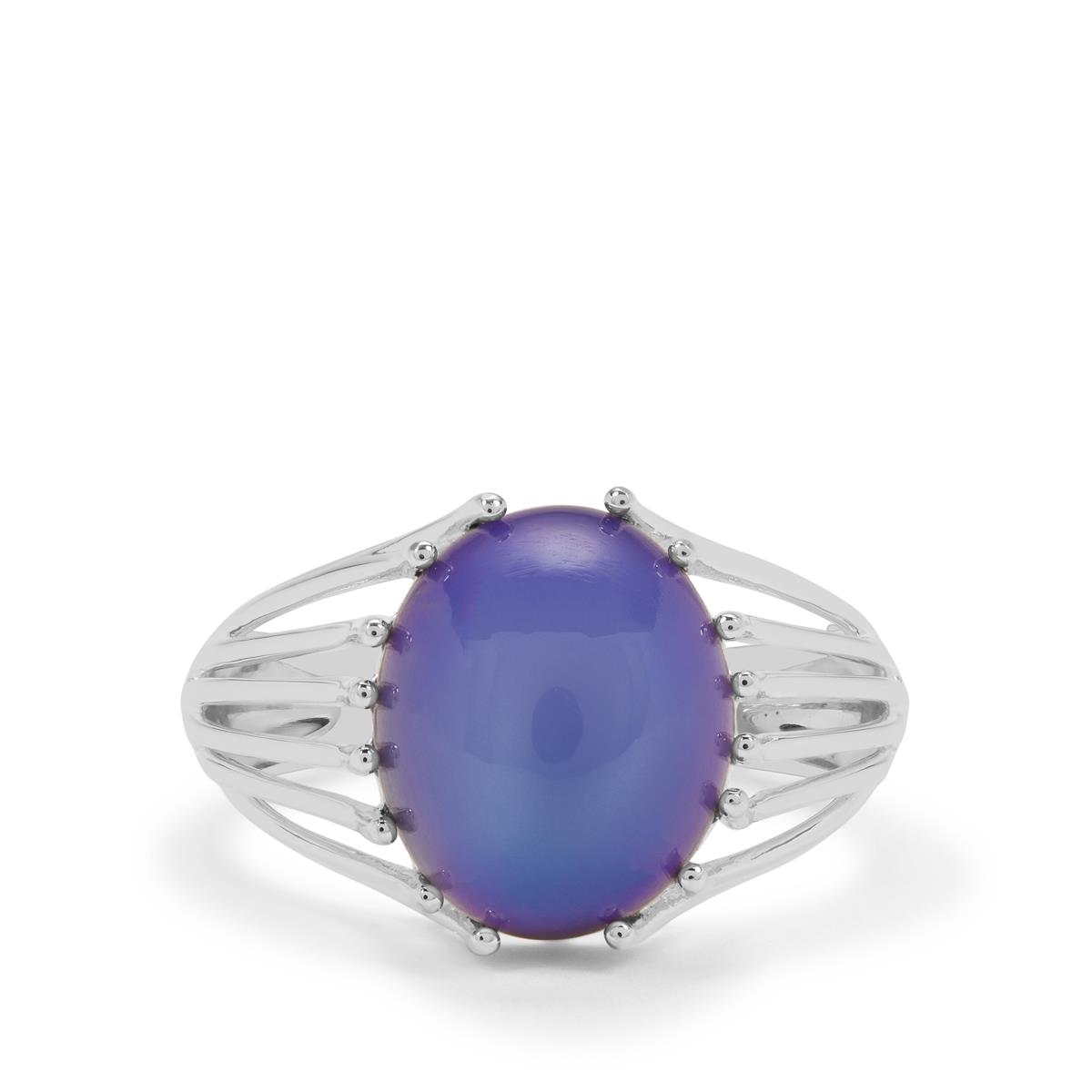 Purple Moonstone Ring in Sterling Silver 5.20cts | Gemporia