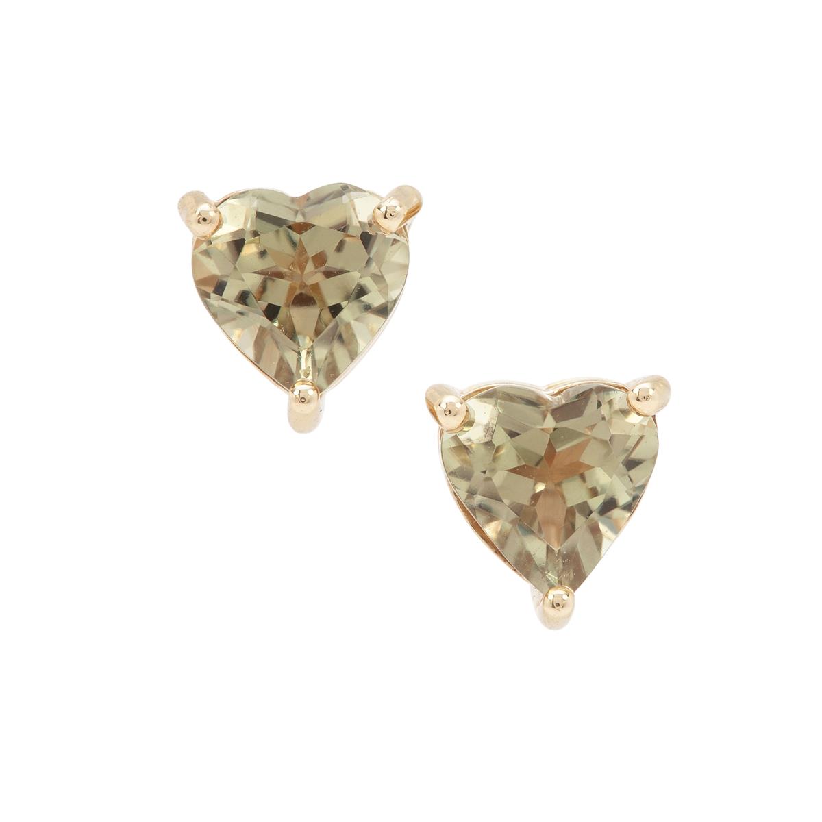 Csarite® Earrings in 9K Gold 1.65cts | Gemporia