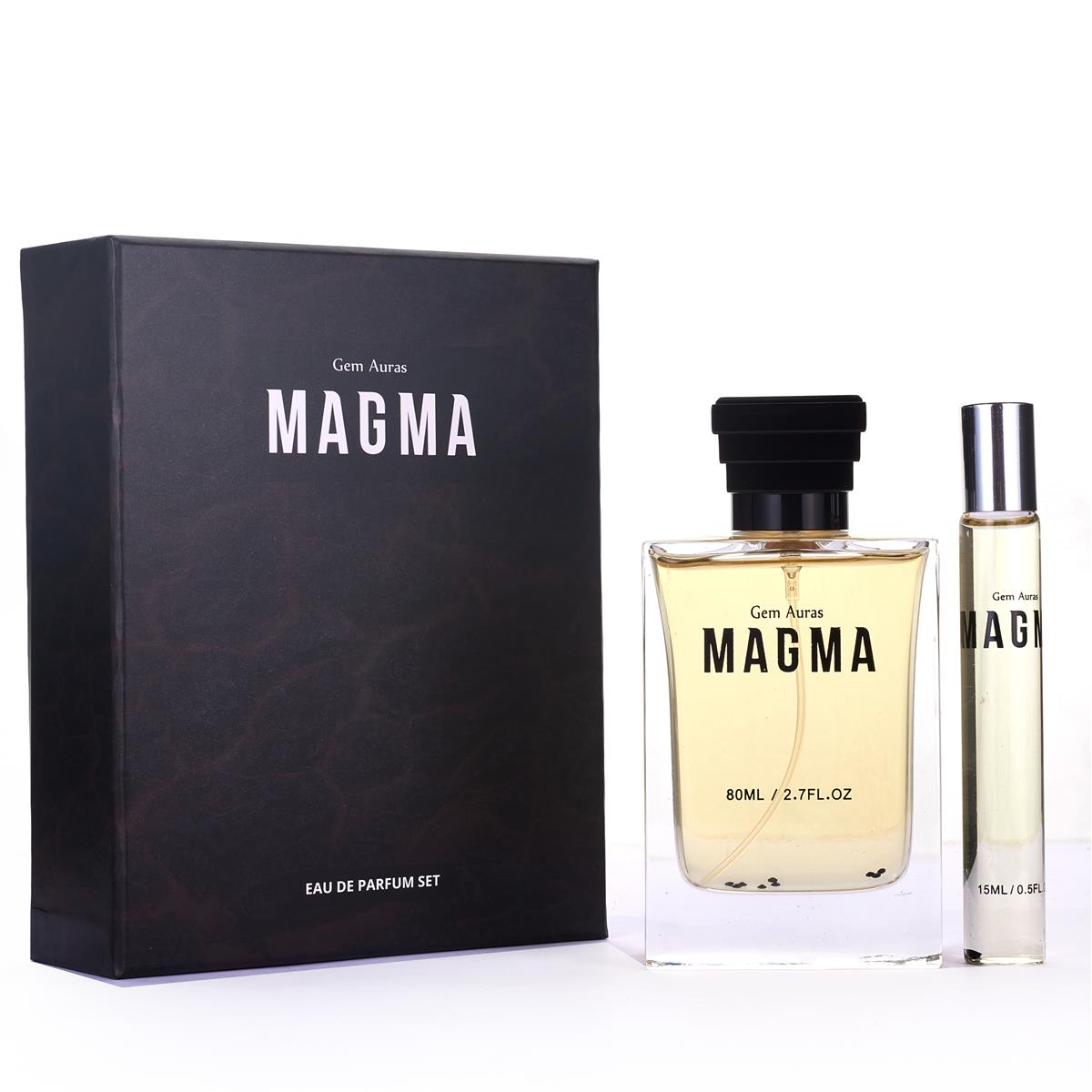 Gem Auras Magma Eau De Parfum Set with Black Agate Gemstones ATGW 0 ...