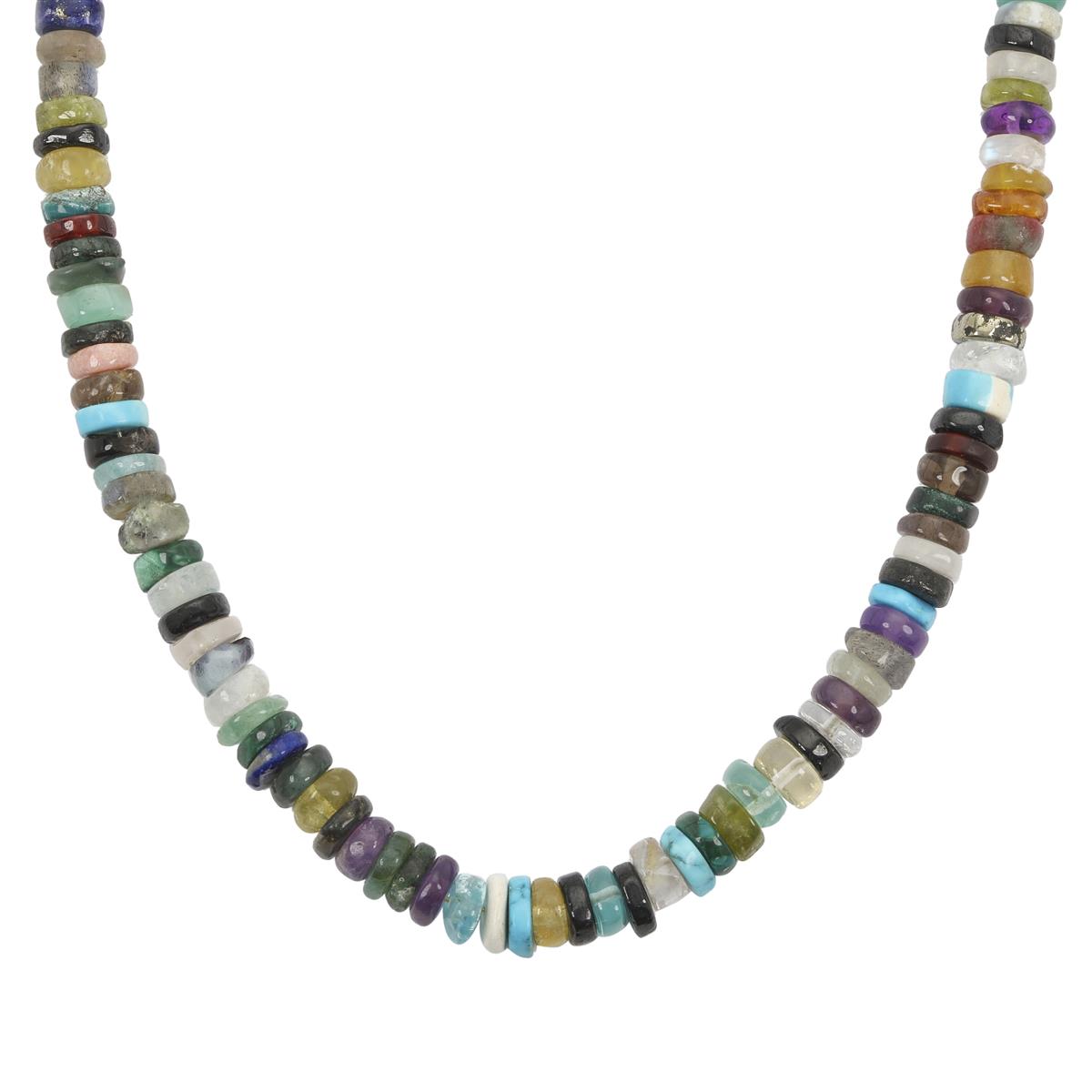 Spectrum of Antiquity Necklace in Sterling Silver 108.5cts | Gemporia