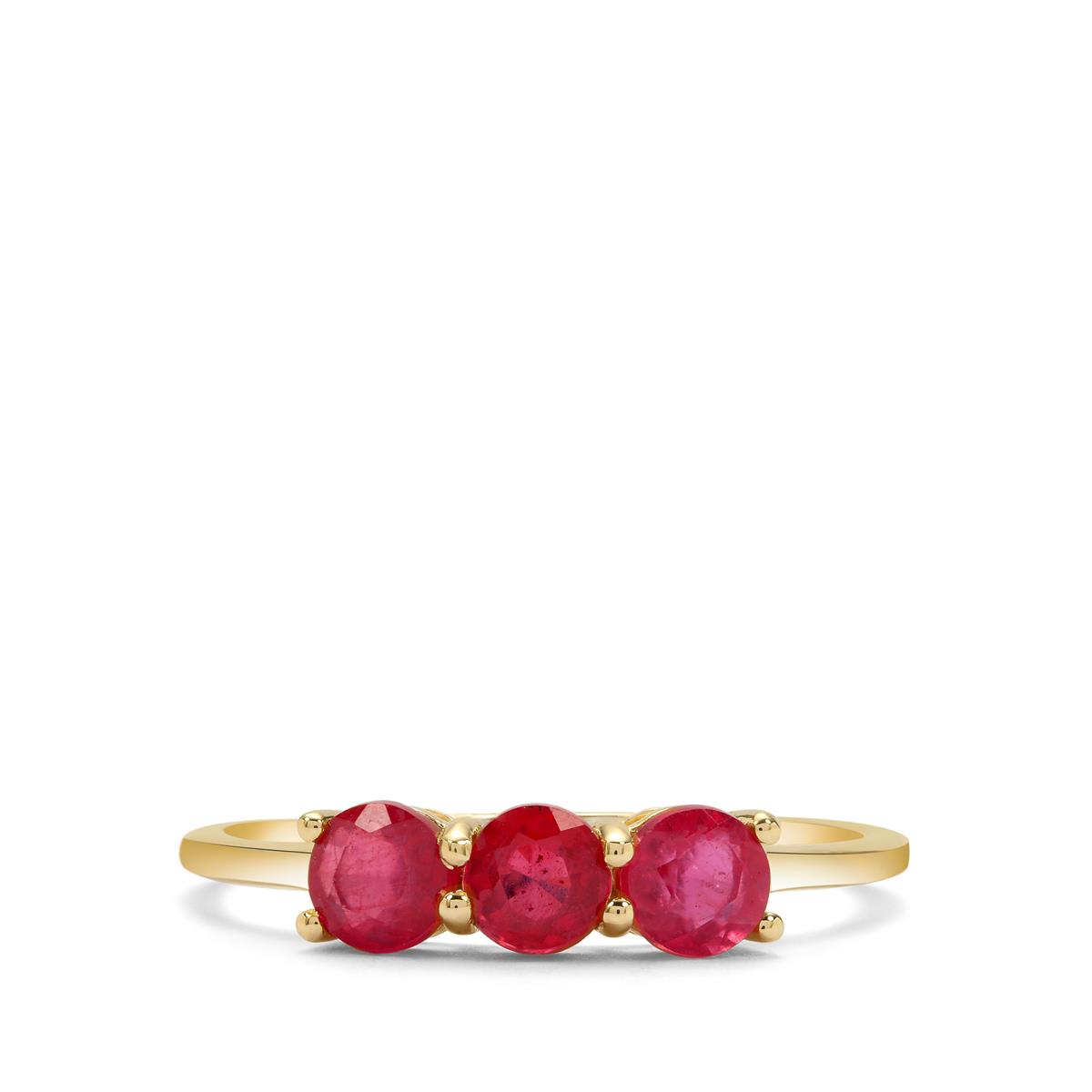 Bemainty Ruby Ring in 9K Gold 1.35cts | Gemporia