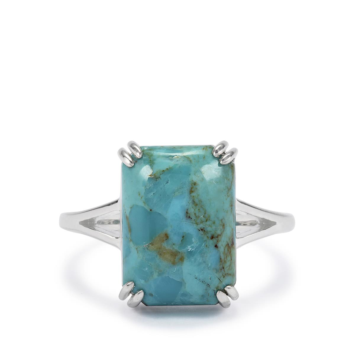 Cochise Turquoise Ring in Sterling Silver 6.40cts | Gemporia