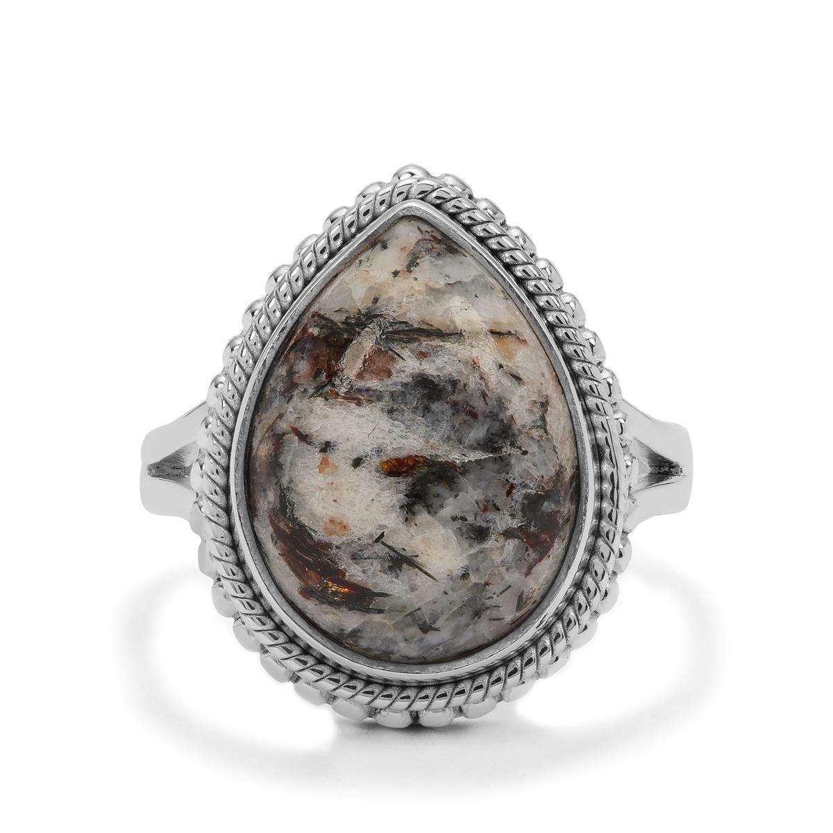 Astrophyllite Ring in Sterling Silver 8cts | Gemporia