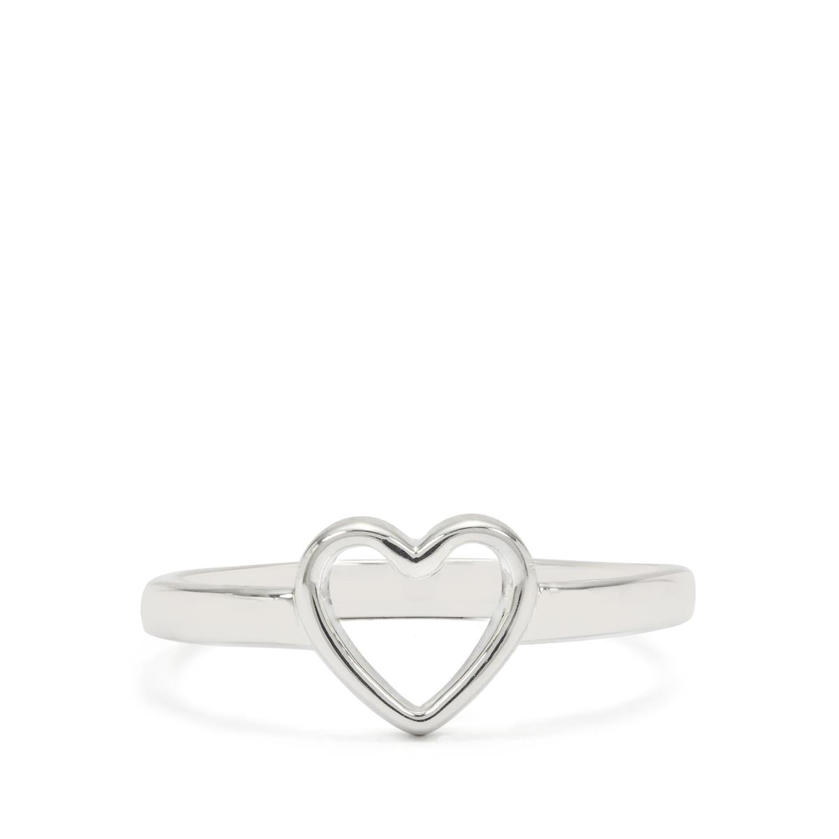 Sterling Silver Heart Ring | Gemporia