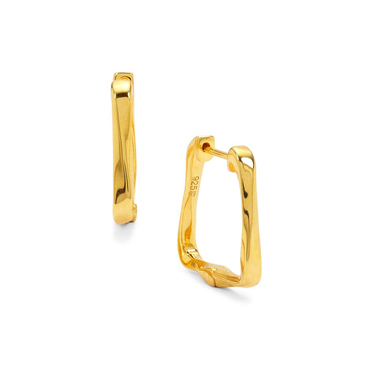 Earrings in Gold Plated Sterling Silver | Gemporia