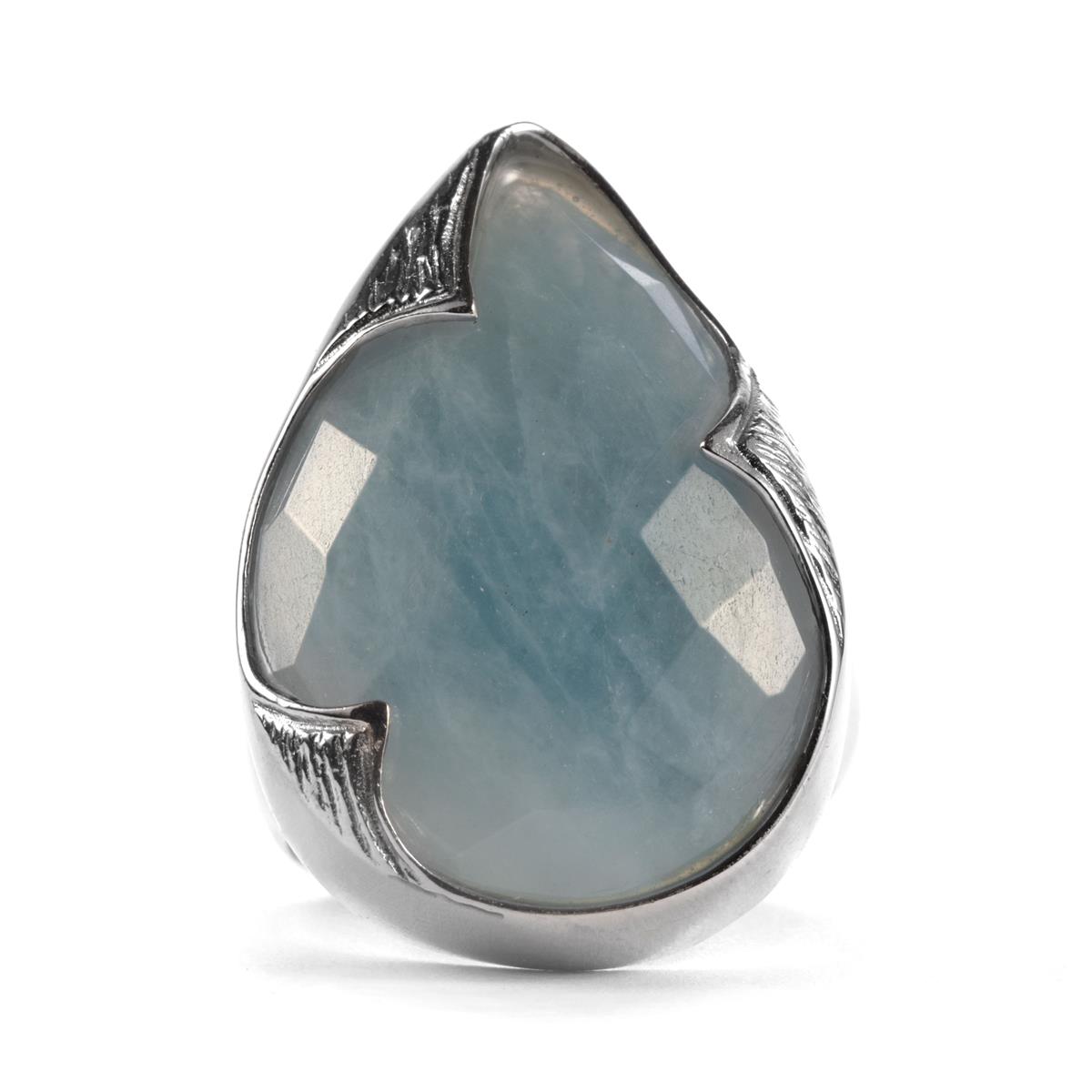 Aquamarine Sarah Bennett Ring in Sterling Silver 24.55cts | Gemporia