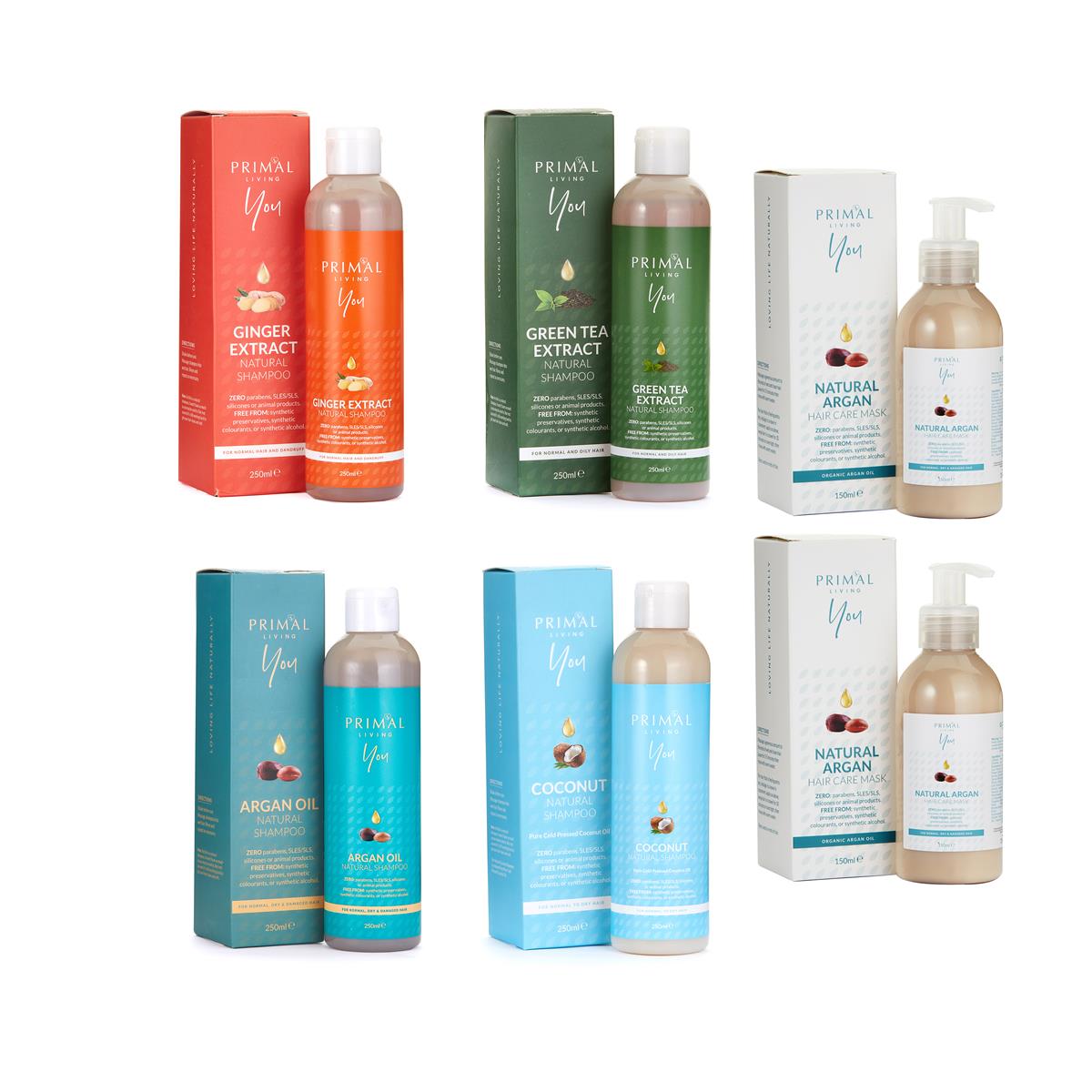 Primal Living Shampoo and 2 conditioners | PrimalLiving