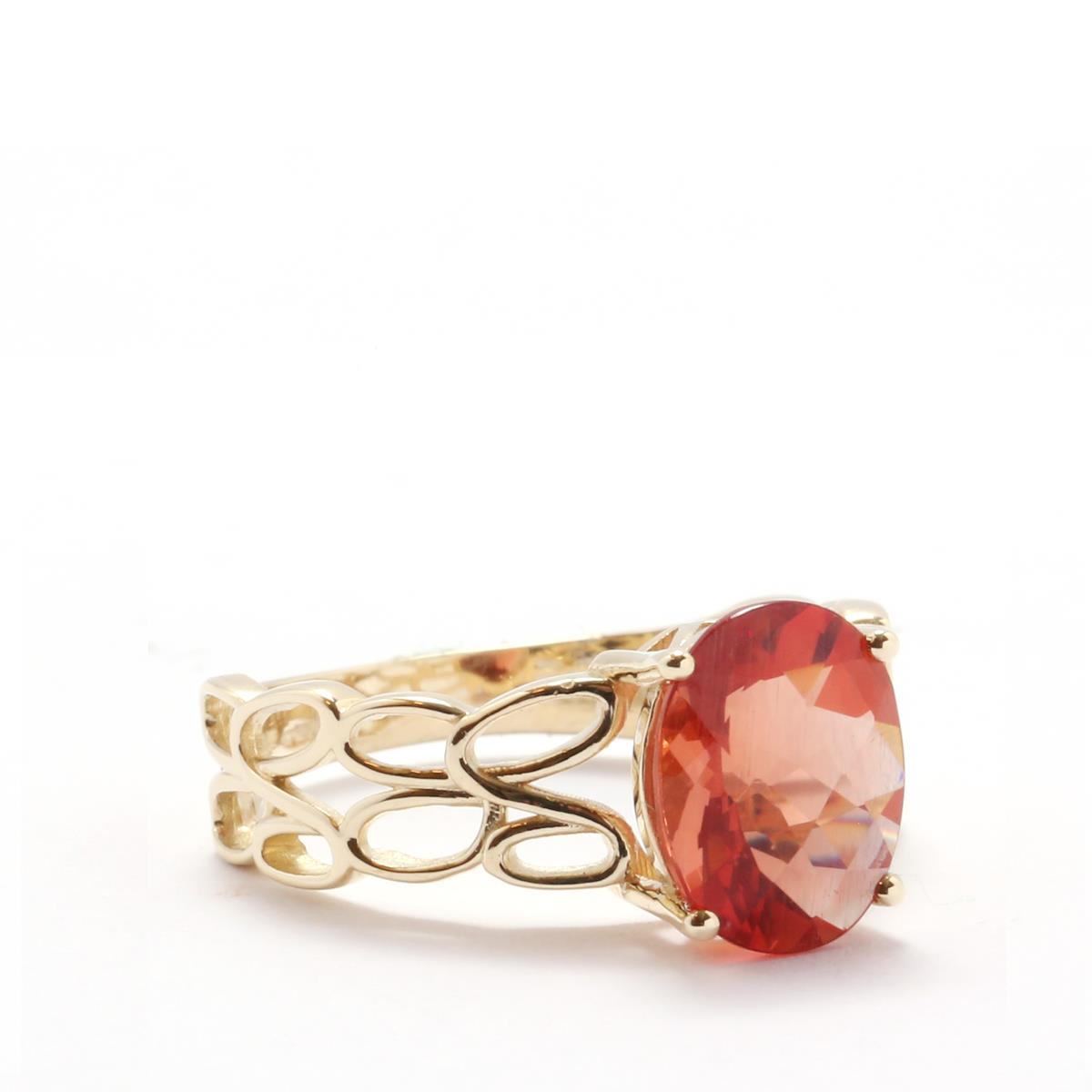 Mongolian Andesine Ring in 9K Gold | Gemporia