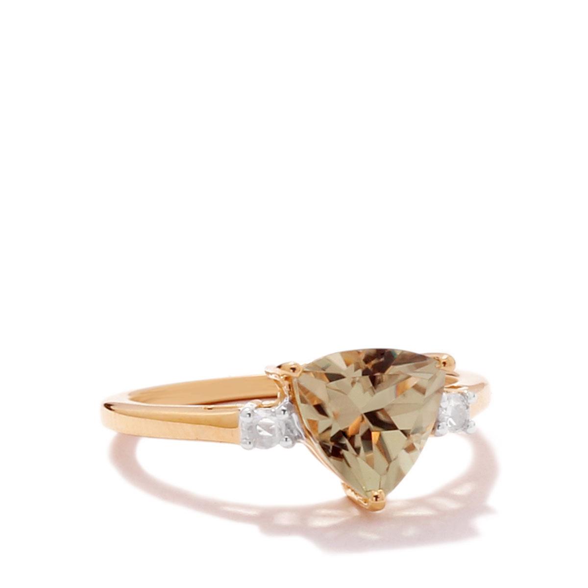 Csarite® Ring with Diamond in 18k Gold 2.17cts | Gemporia