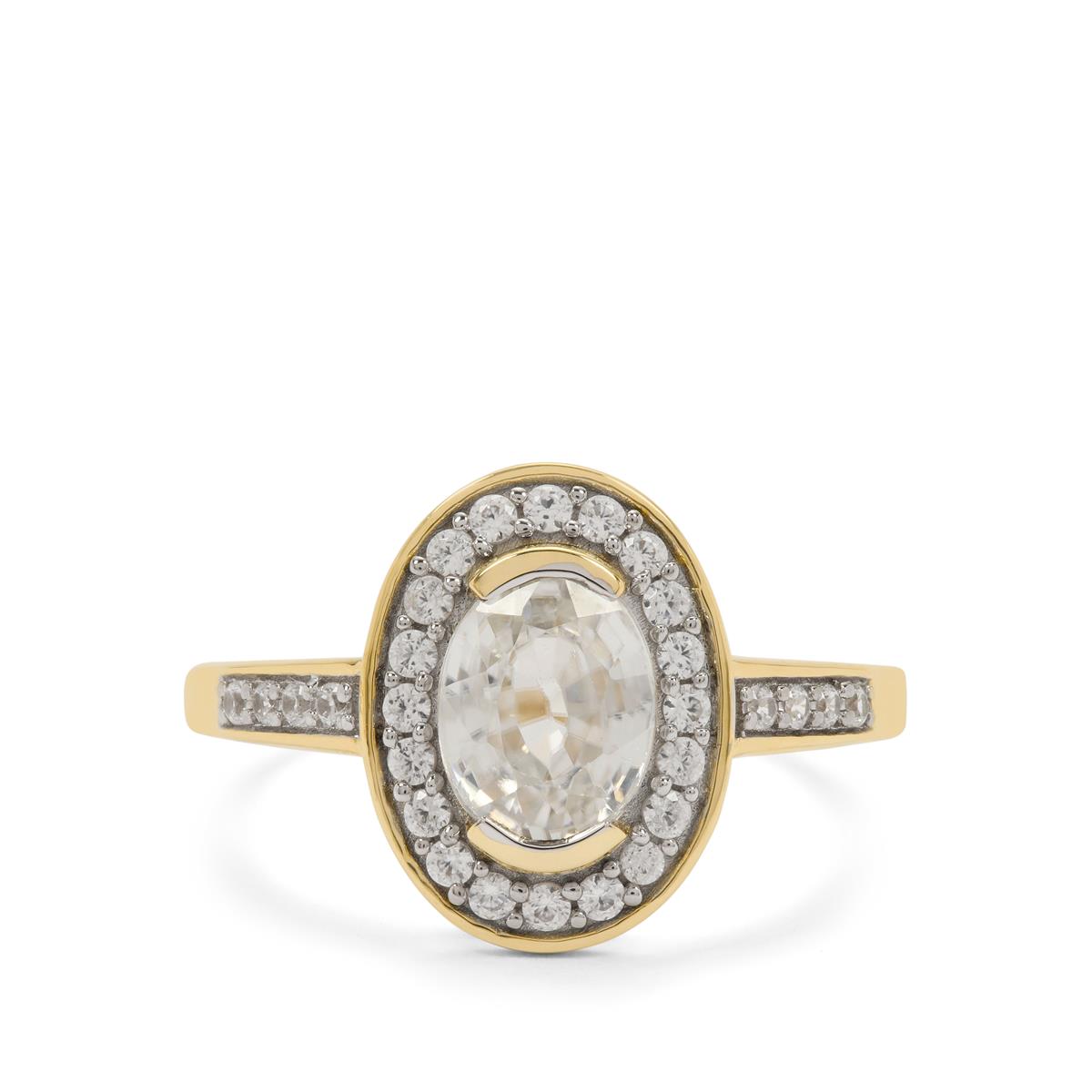 Ratanakiri Zircon Ring in 9K Gold 2.30cts | Gemporia