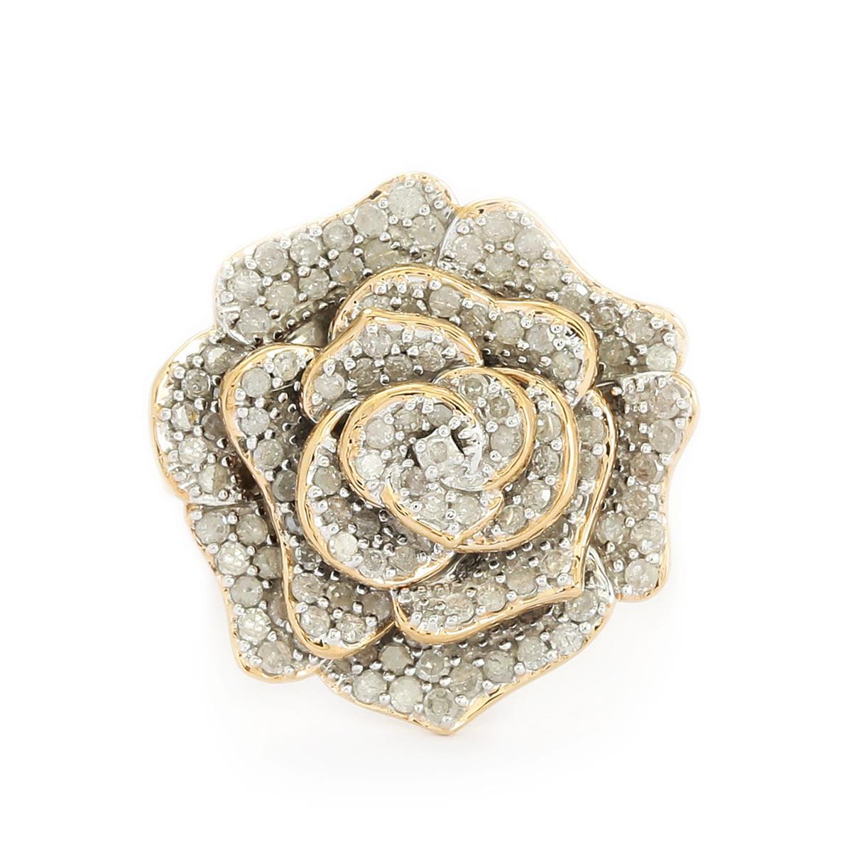 1ct Diamond 9K Rose Gold Tomas Rae Ring | Gemporia