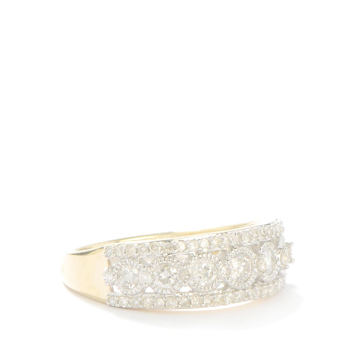 3/4ct Certified Diamond Tomas Rae Ring in 9K Gold | Gemporia