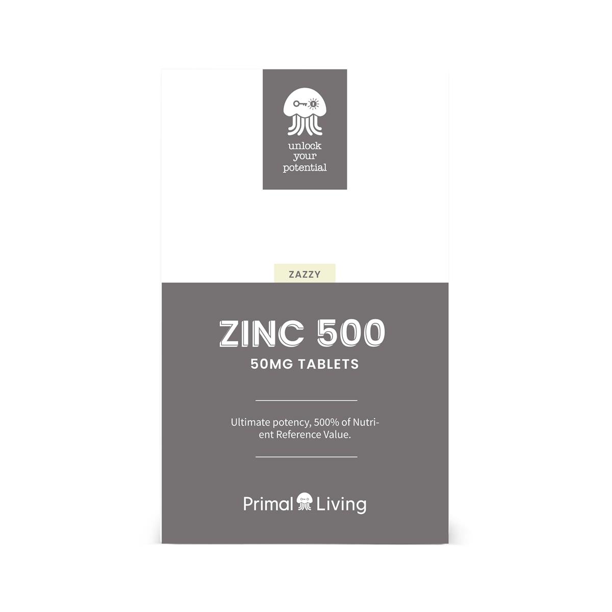 Zinc 500 50mg Tablets | Gemporia
